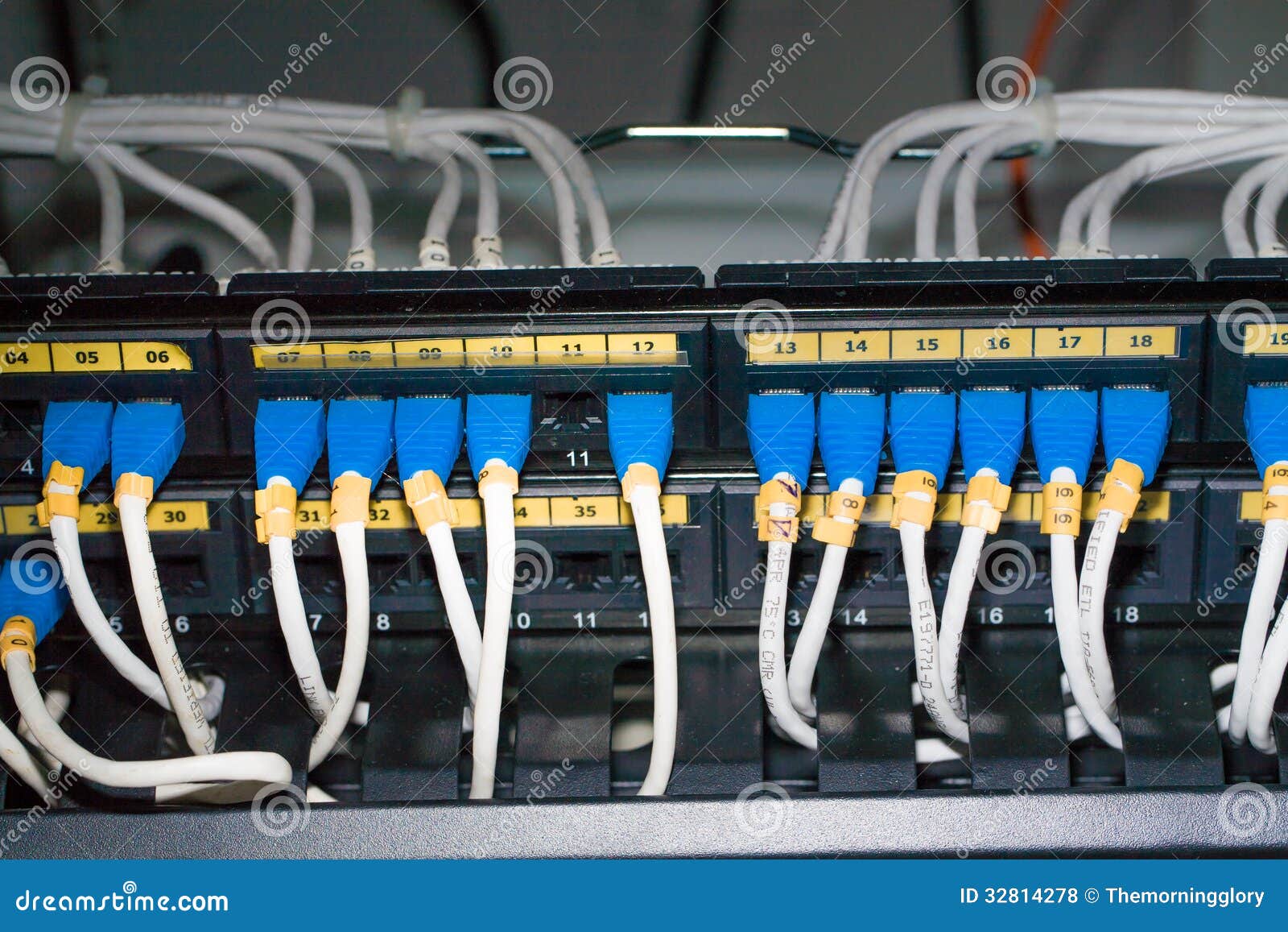 UTP LAN Connect a Porta Ethernet Foto de Stock - Imagem de branco ...