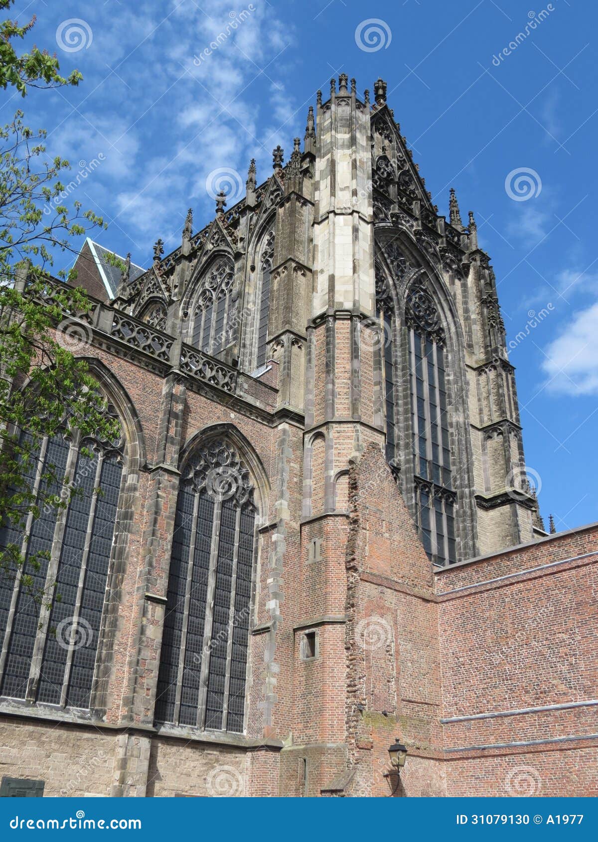 Utrecht cathedral stock photo. Image of architecture - 31079130