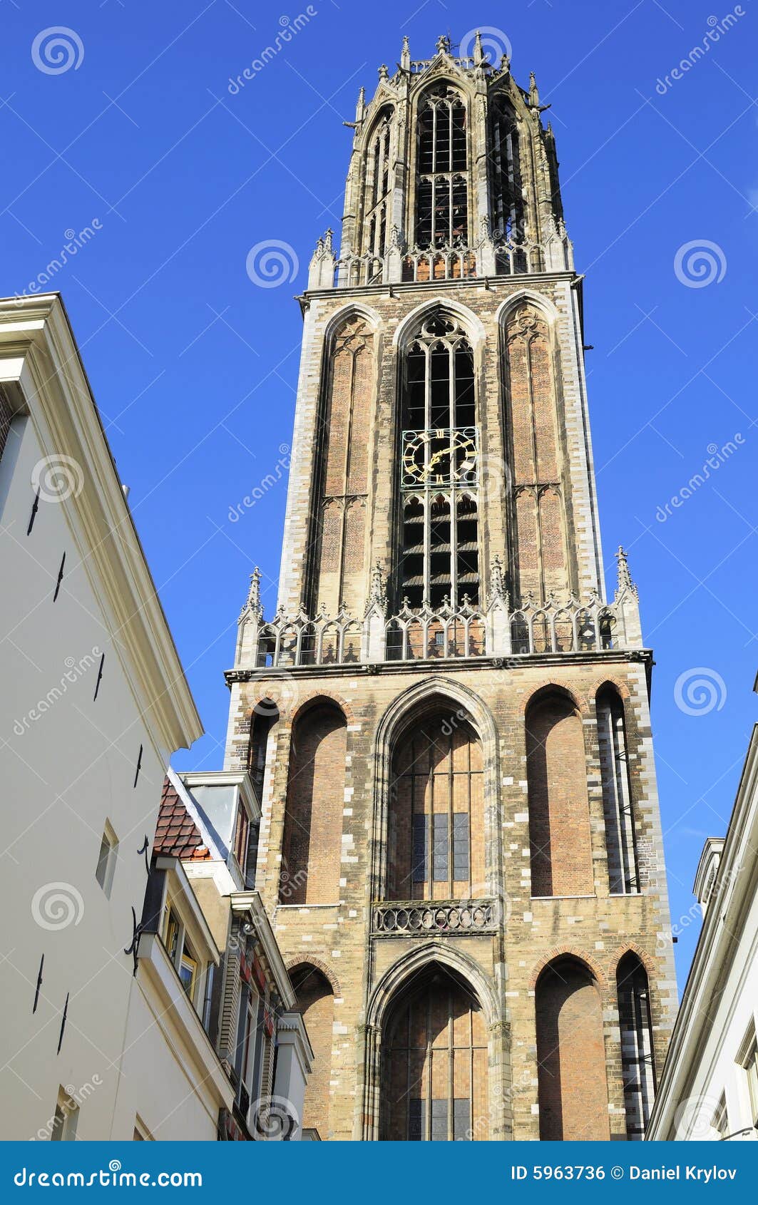 Utrecht cathedral tower stock photo. Image of netherlands - 5963736