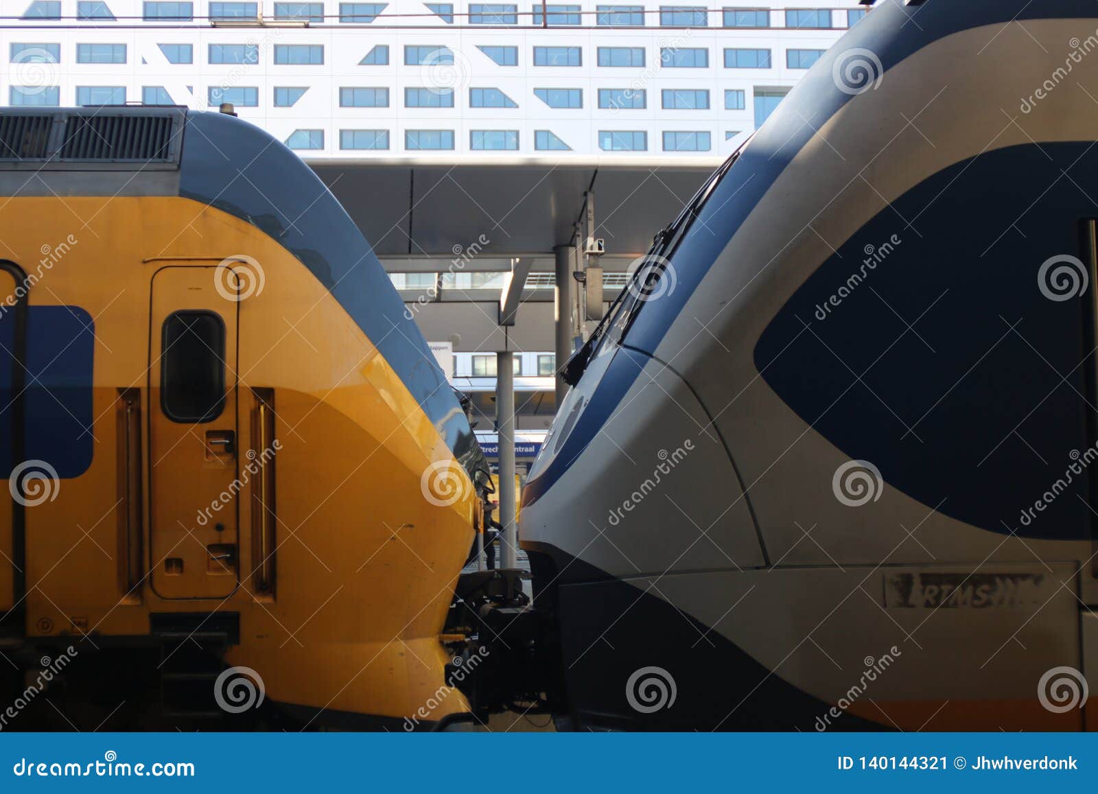 Utrecht, the Netherlands, February 15, 2019: the Front of a Intercity ...