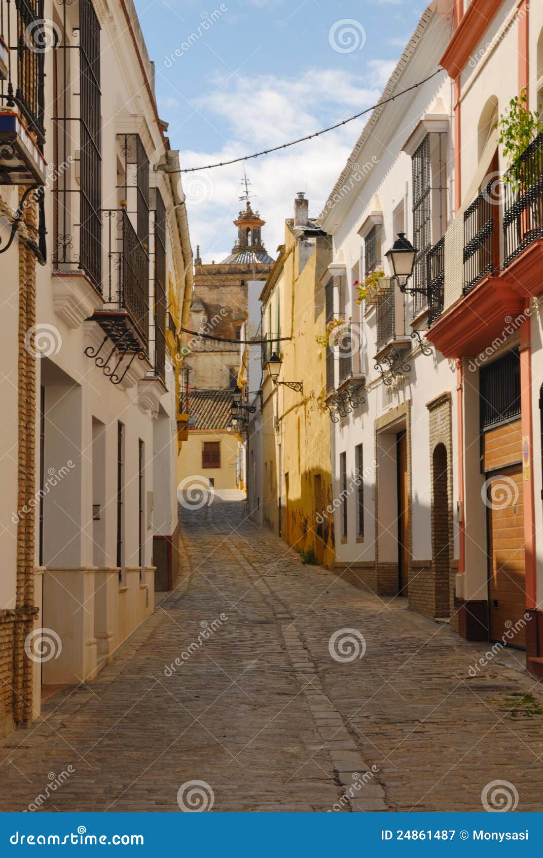 Utrera street stock image. Image of urban, traveling - 24861487