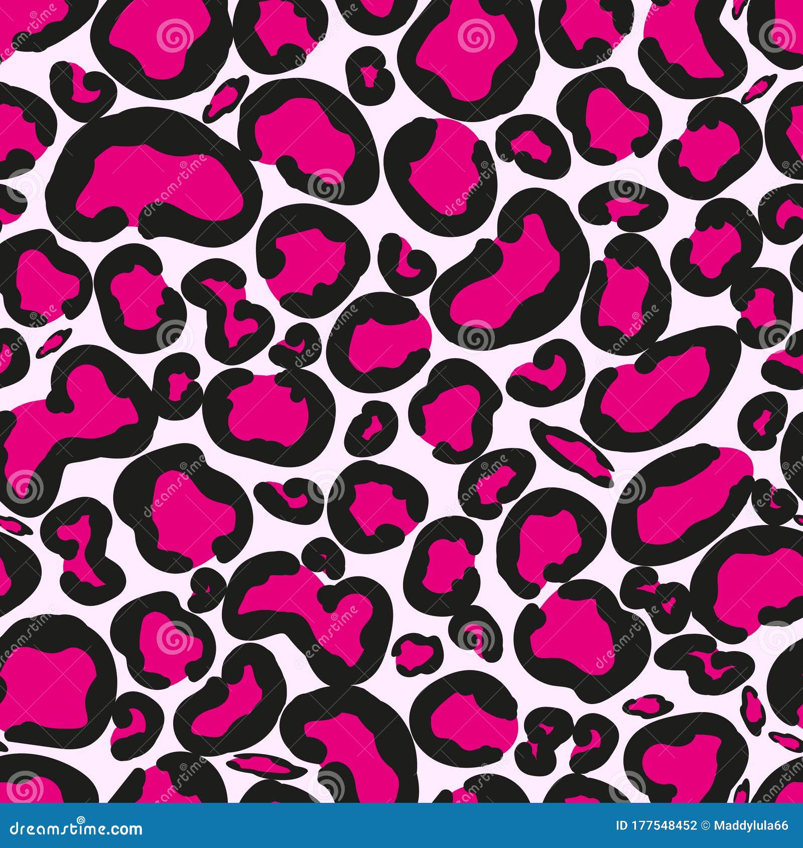 Cute little cheetah stock illustration. Illustration of pattern - 177548452