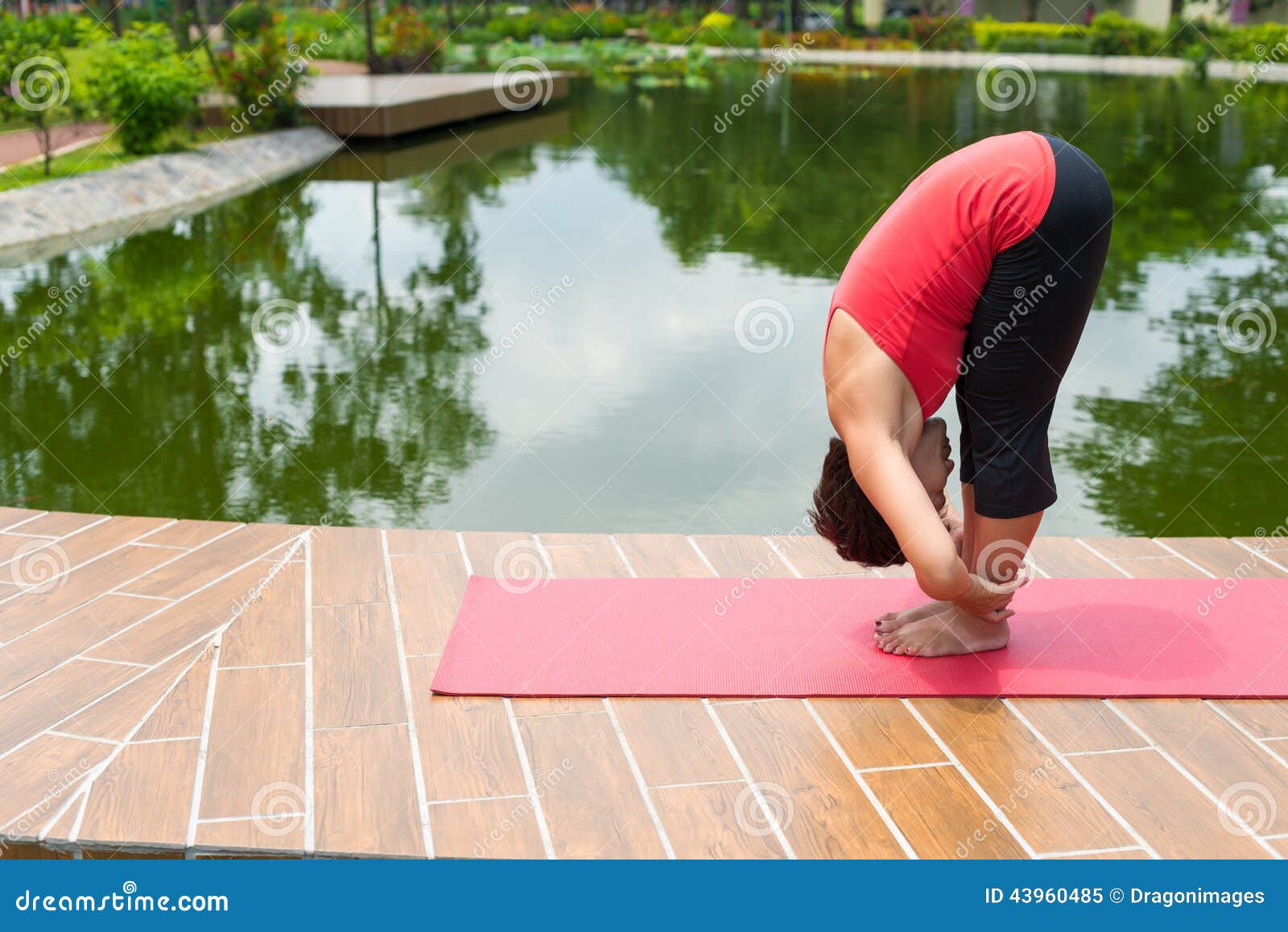 Uttanasana stock image. Image of adult, japanese, aged - 43960485
