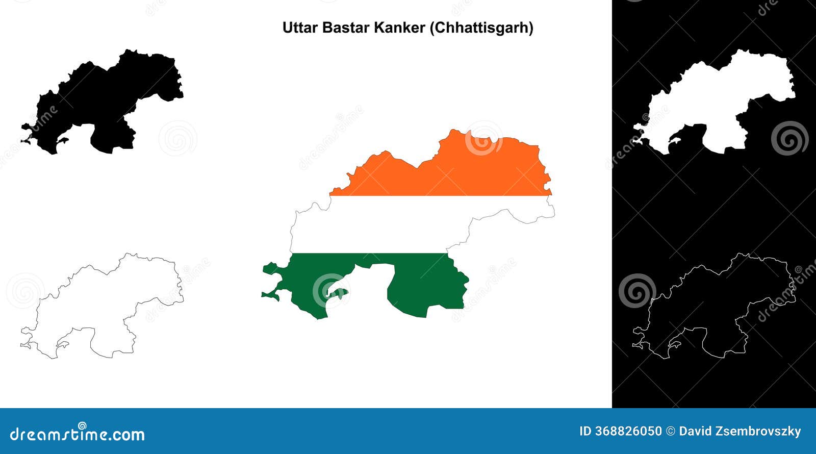 Kanker District Chhattisgarh State, Bastar Division, Republic Of India ...