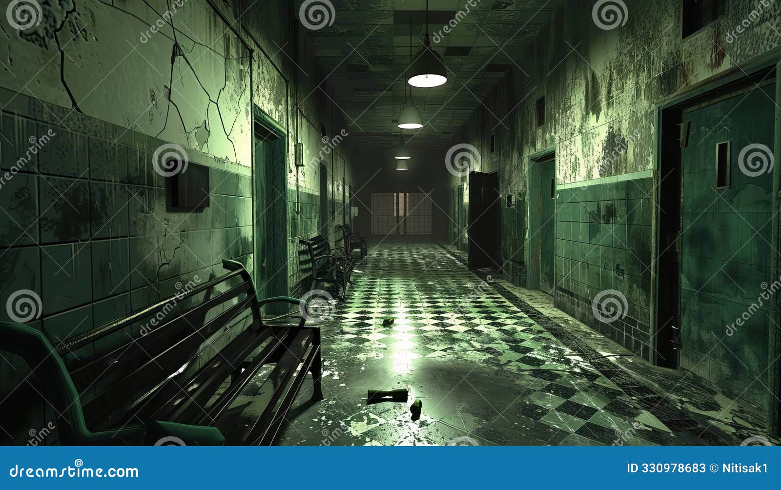 296 Utterly Petrifying 3D Cartoon Haunted Swamp With Gnarled Trees And ...