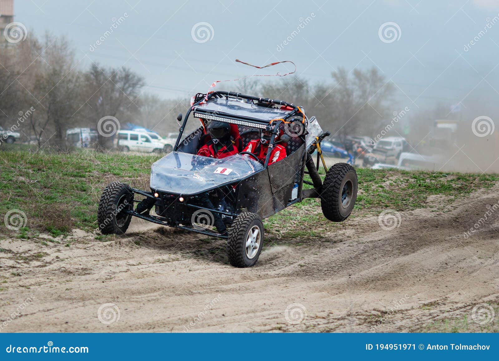 UTV Buggy in the Action on Sand in Summer Editorial Photo - Image of ...