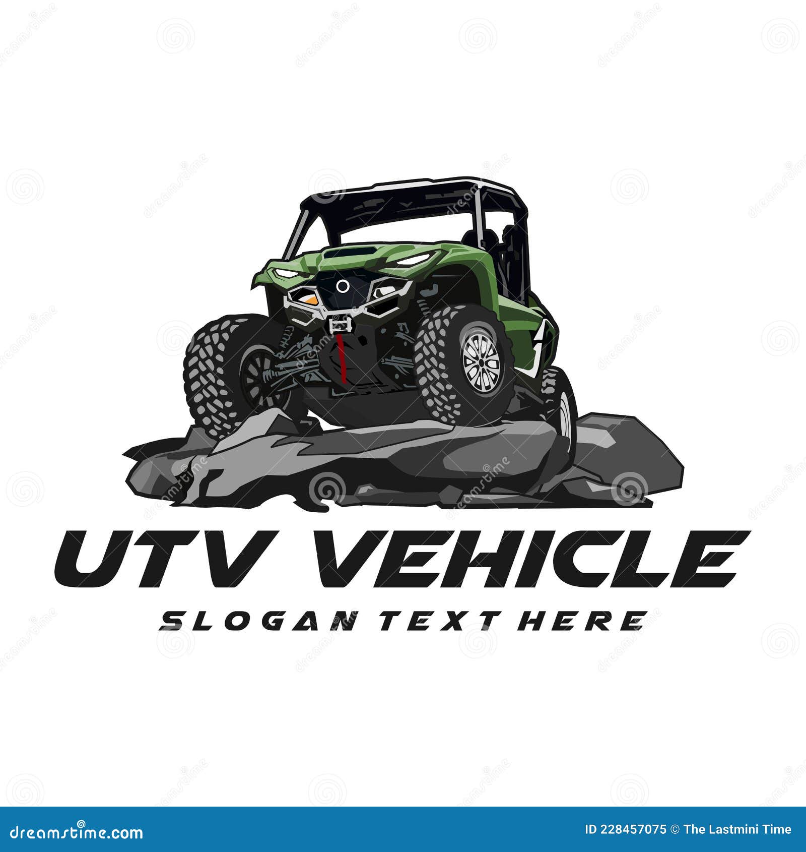 Utv logo design stock vector. Illustration of race, label - 228457075