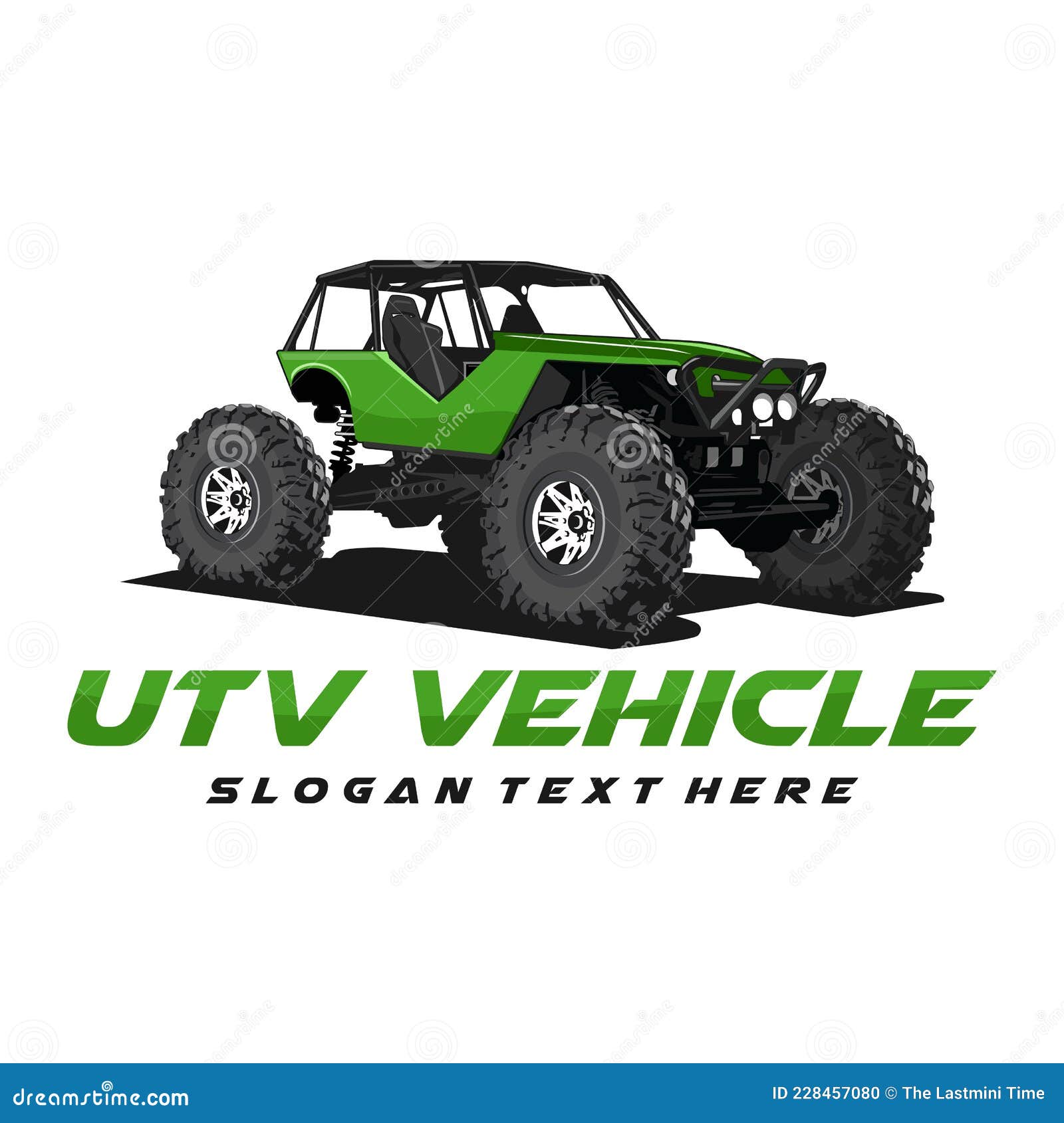Utv logo design stock vector. Illustration of isolated - 228457080