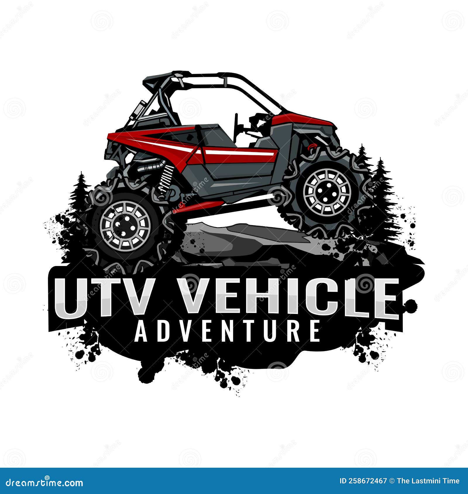 Utv logo design icon stock vector. Illustration of label - 258672467