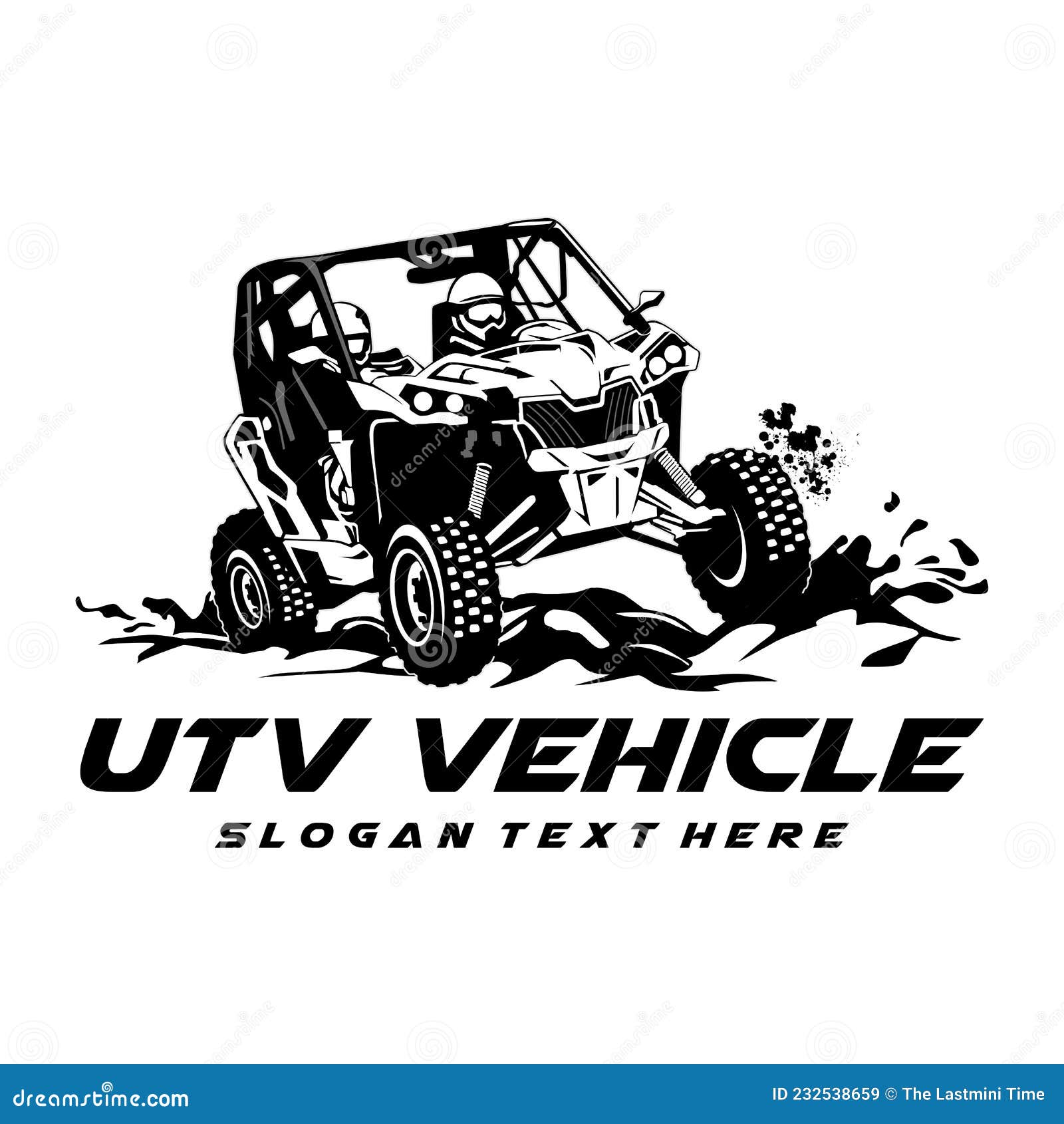 Utv logo design icon stock vector. Illustration of isolated - 232538659