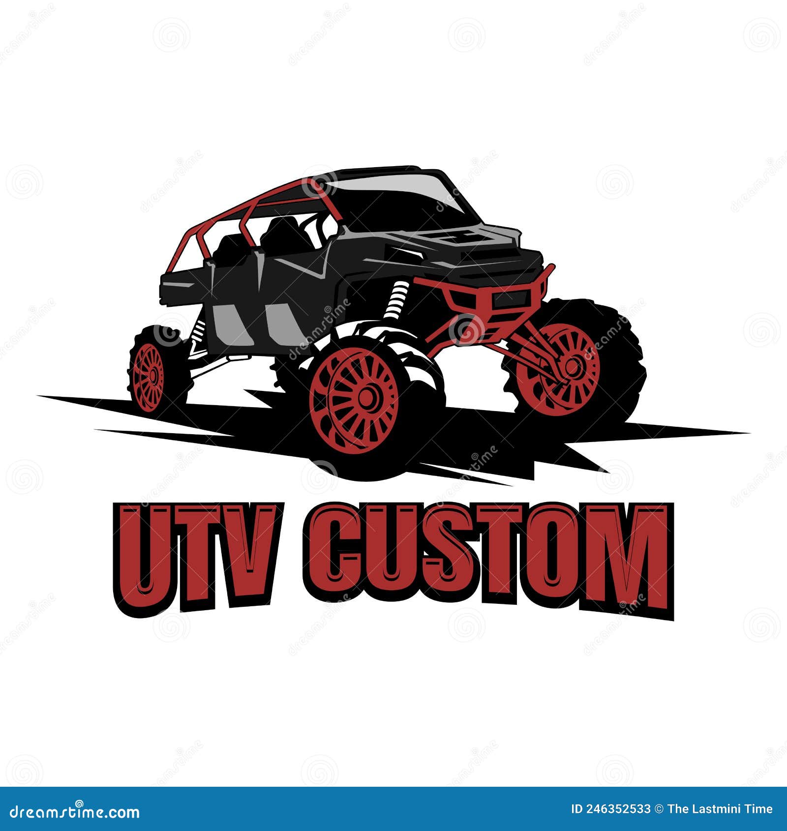 Utv logo design icon stock vector. Illustration of motorsport - 246352533