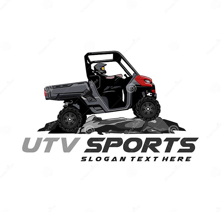 Utv logo design stock vector. Illustration of label - 229742167