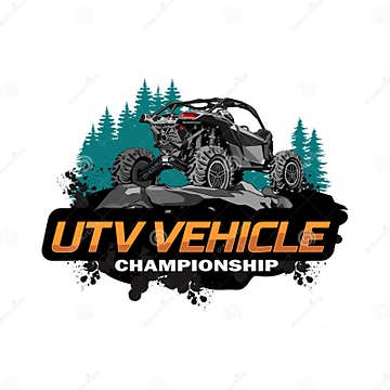 Utv logo design stock vector. Illustration of dust, poster - 230966393