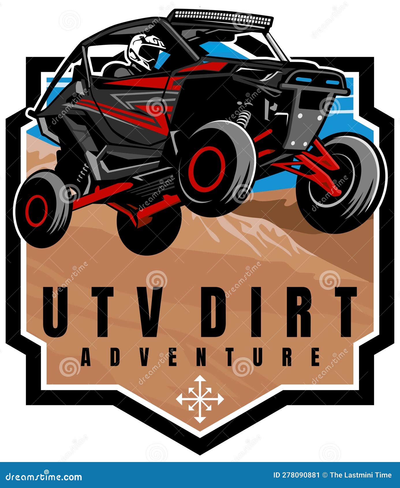 UTV Offroading Social Club Logo Design Vector | CartoonDealer.com ...