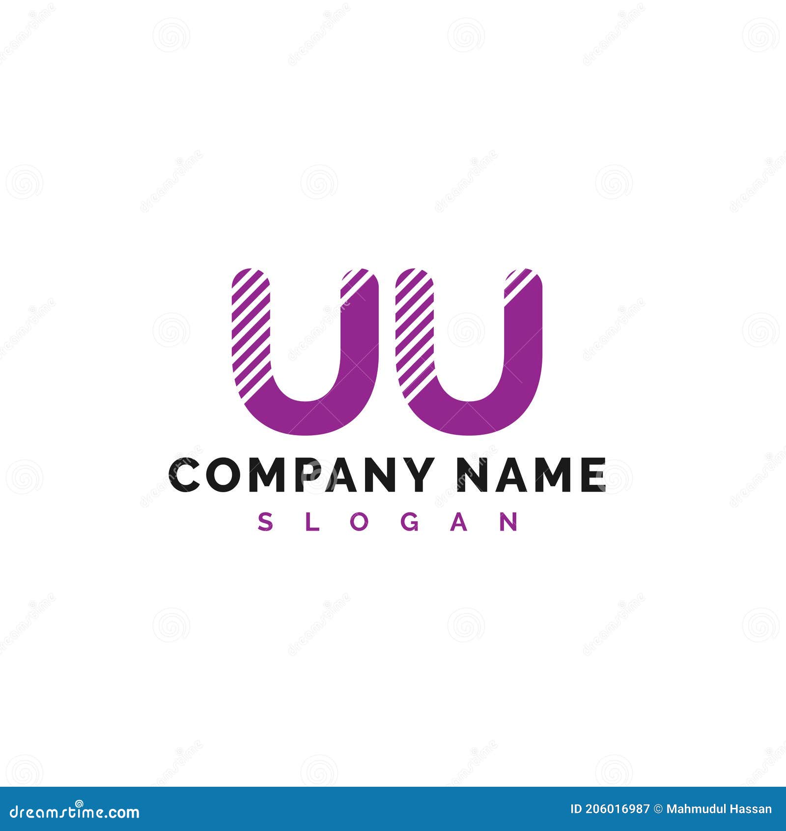 UU Letter Logo Design. UU Letter Logo Vector Illustration - Vector ...