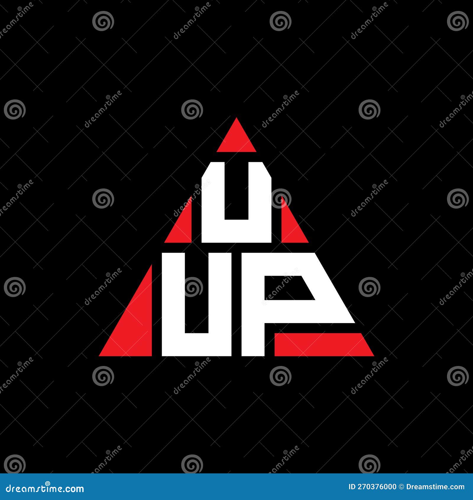 UUP Triangle Letter Logo Design with Triangle Shape. UUP Triangle Logo ...