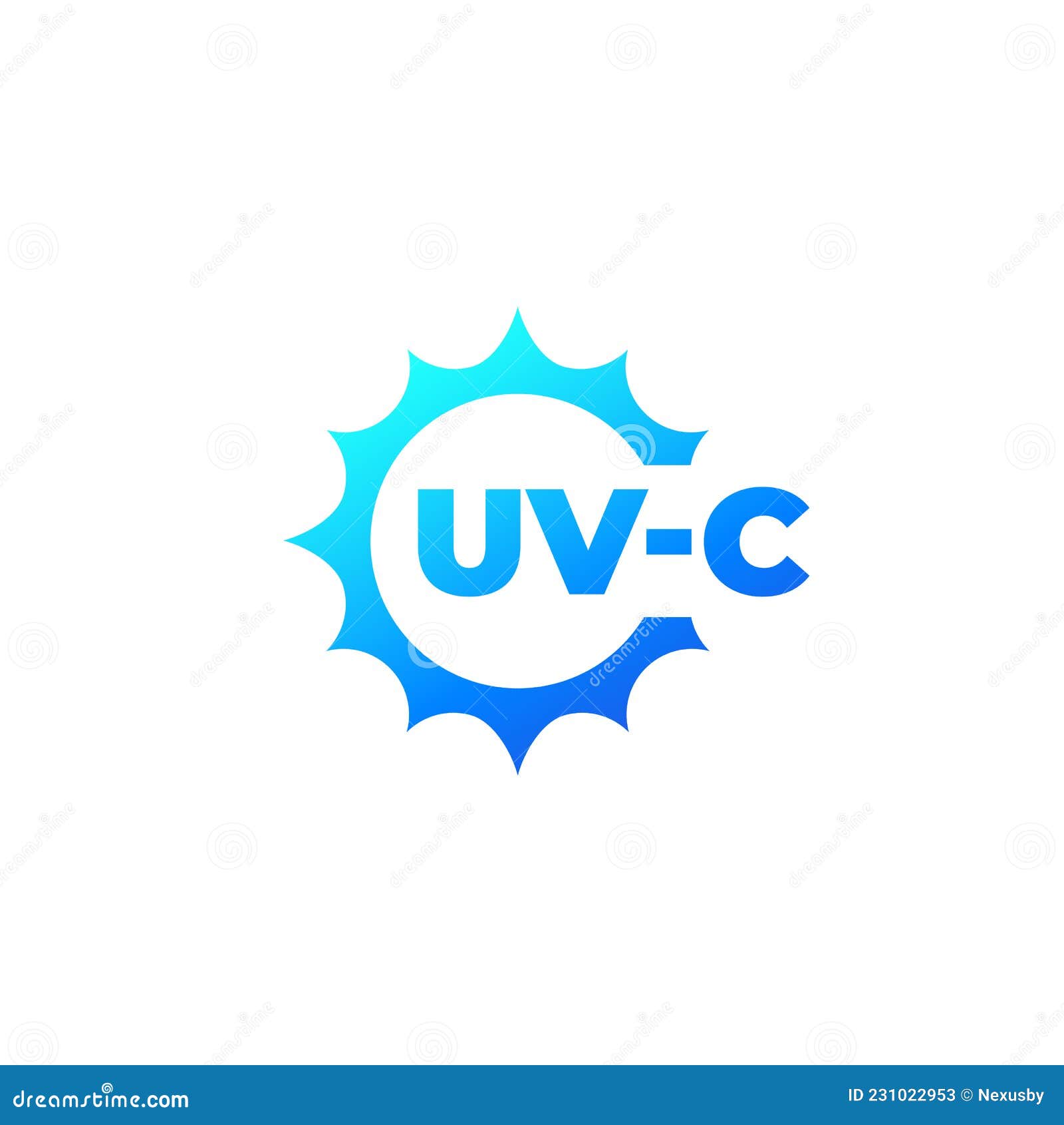 UV Light Disinfection Icon Vector Illustration | CartoonDealer.com ...