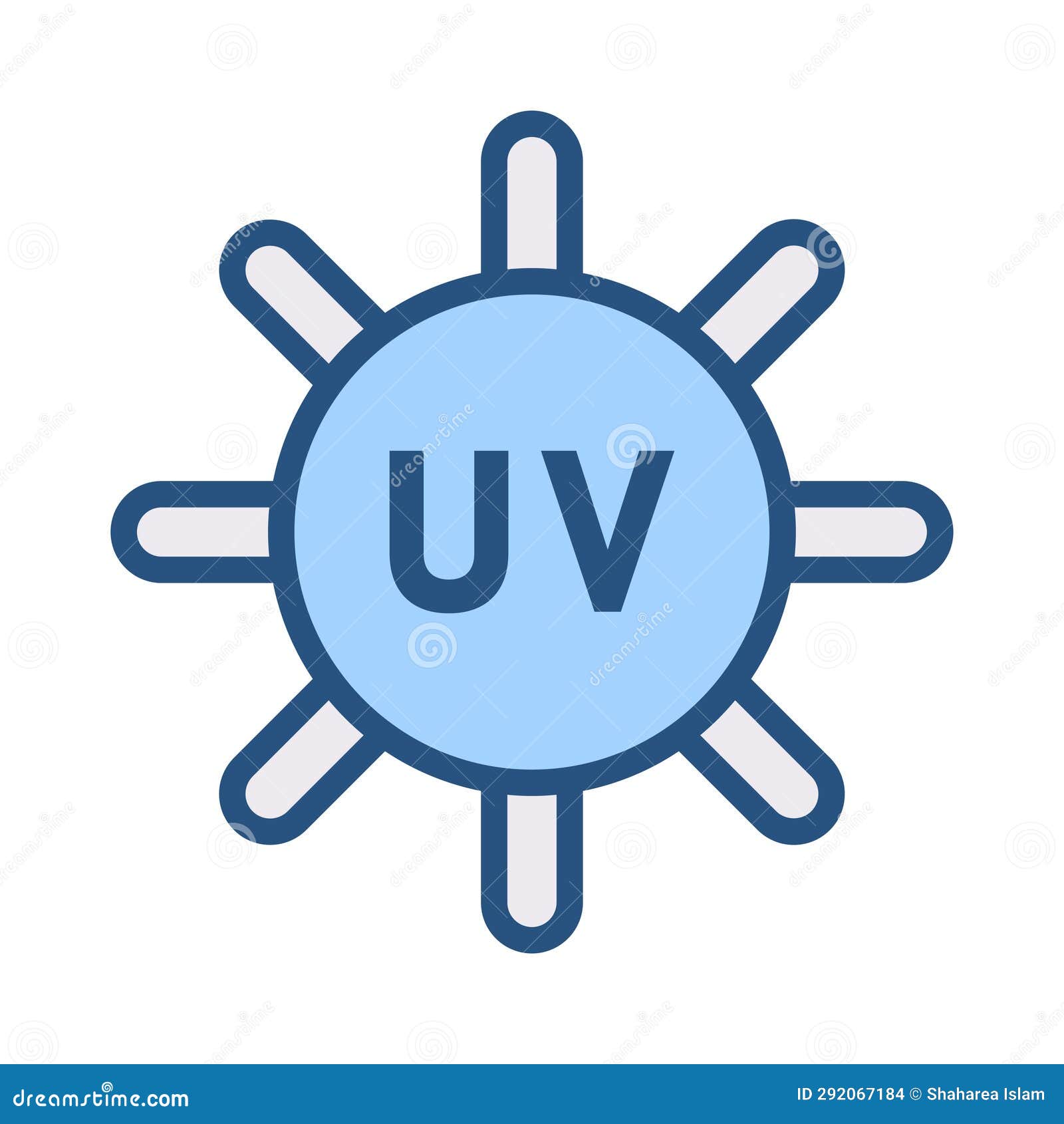 UV icon stock illustration. Illustration of icon, daylight - 292067184