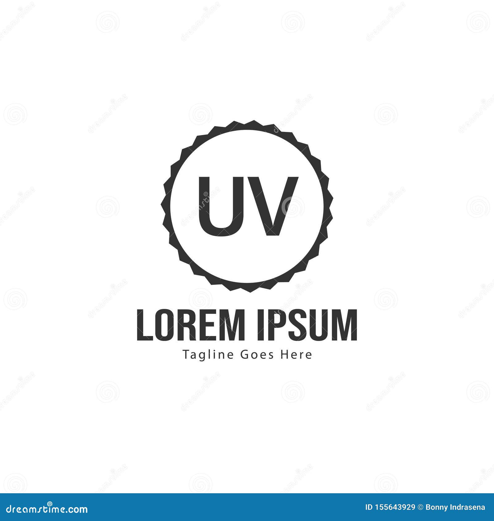 UV Letter Logo Design. Creative Modern UV Letters Icon Illustration ...