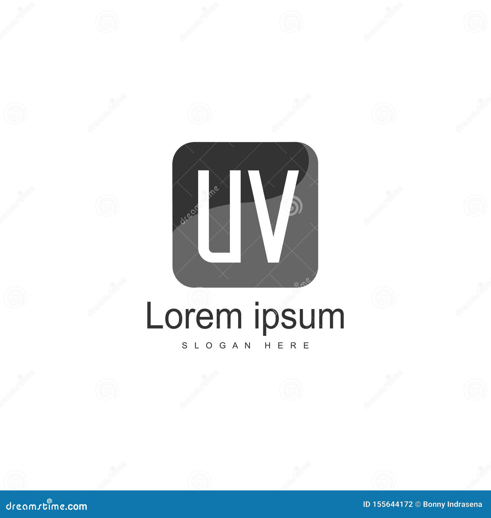 UV Letter Logo Design. Creative Modern UV Letters Icon Illustration ...