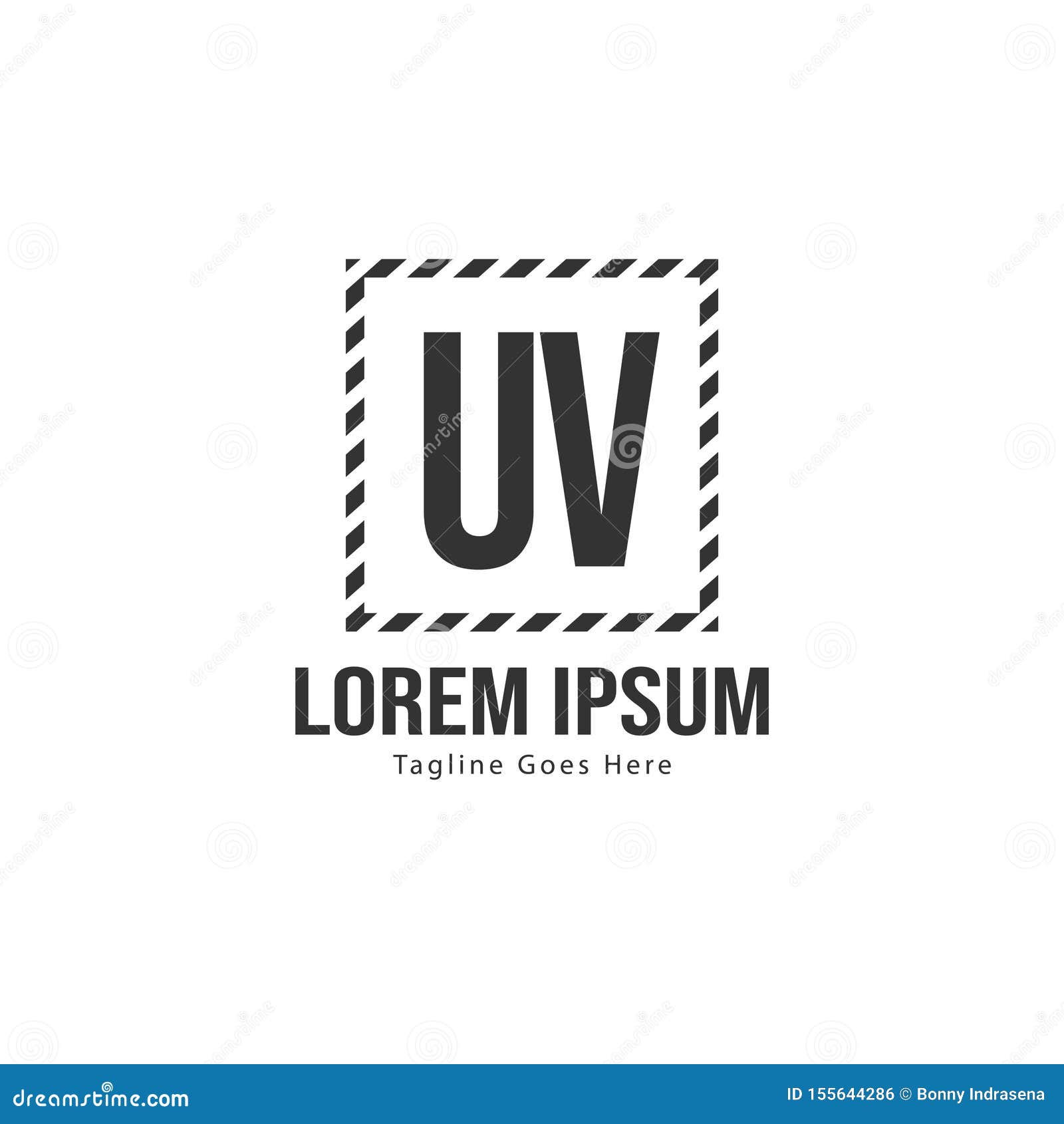 UV Letter Logo Design. Creative Modern UV Letters Icon Illustration ...