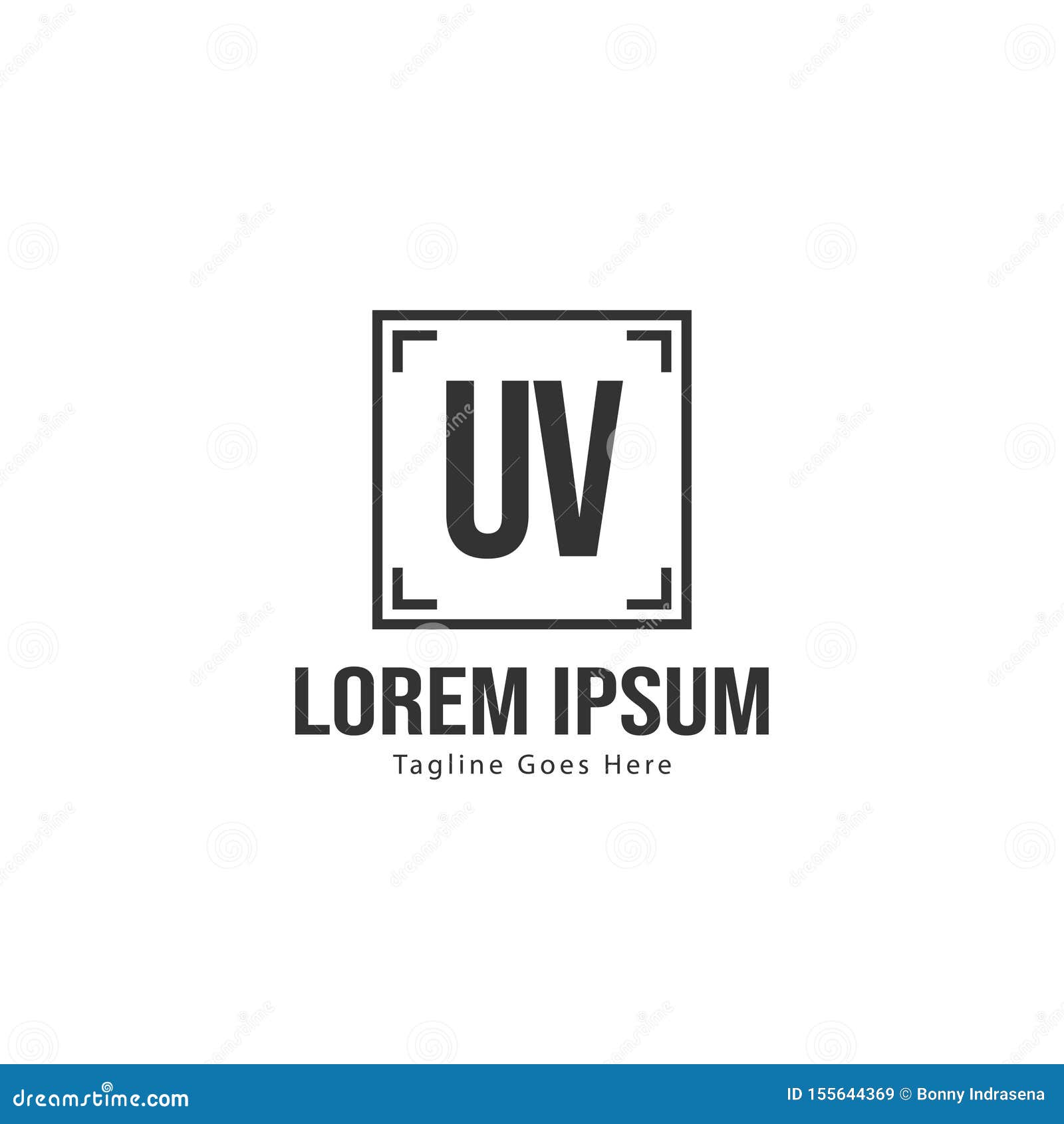UV Letter Logo Design. Creative Modern UV Letters Icon Illustration ...