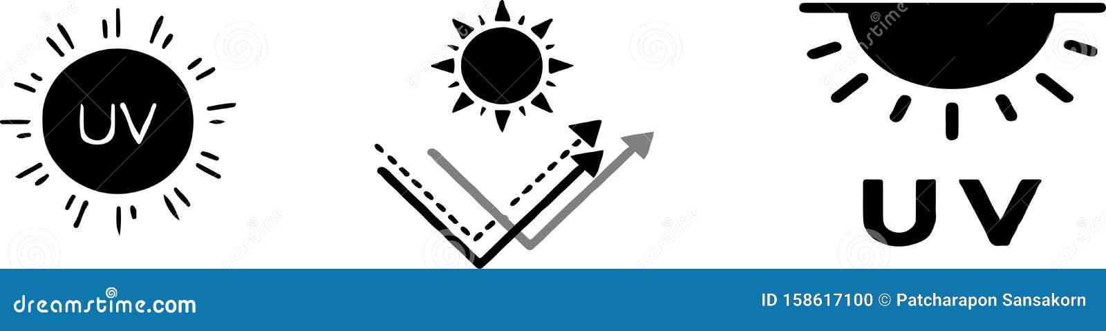 UV Light Icon On White Background Stock Illustration - Illustration of ...