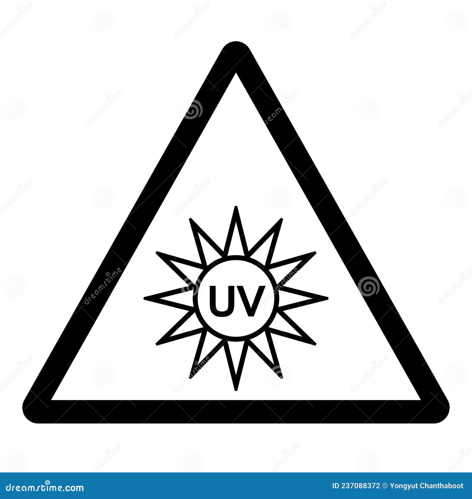 UV Light Symbol Sign, Vector Illustration, Isolate on White Background ...