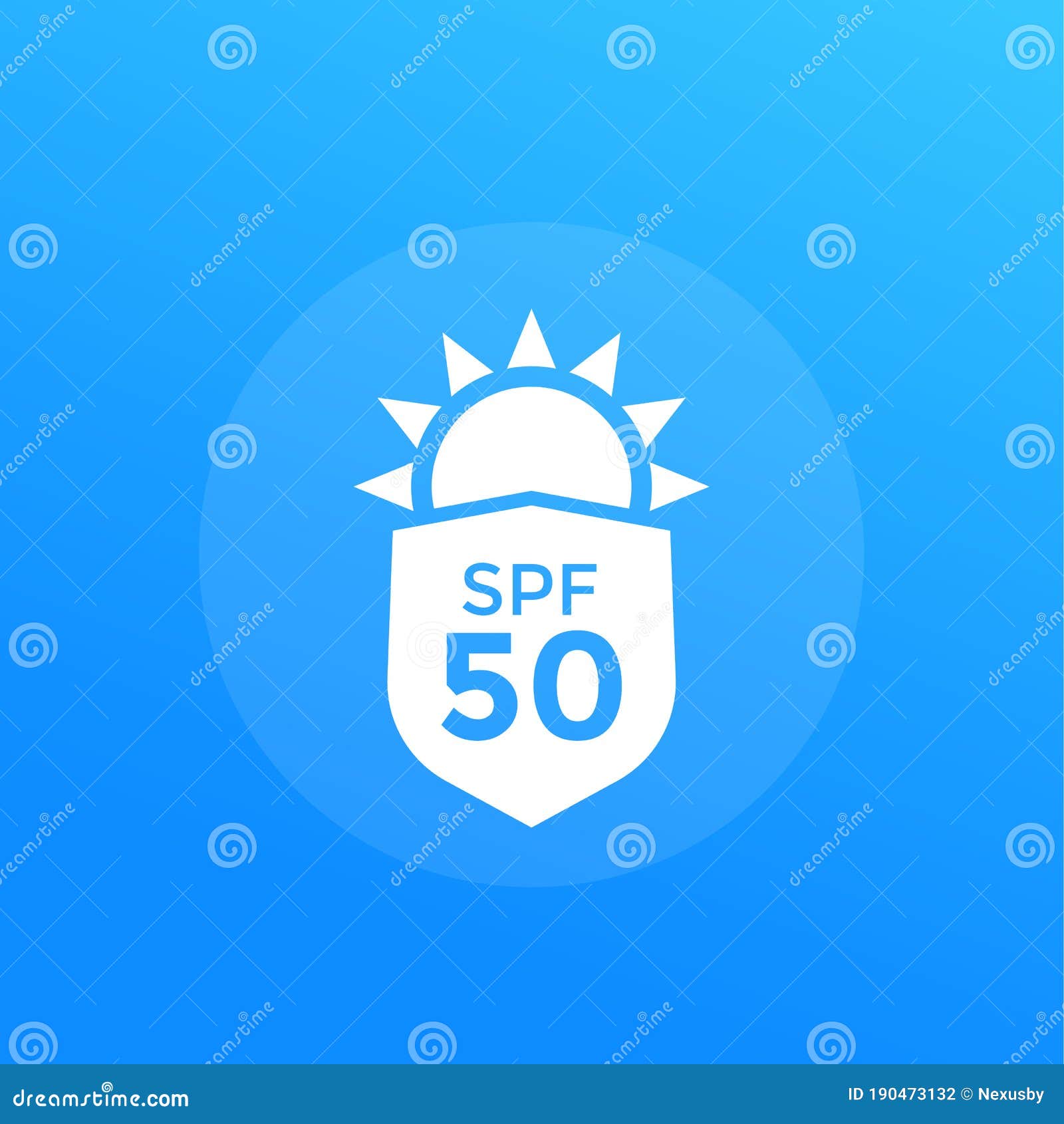 UV Protection, SPF 50, Vector Stock Illustration - Illustration of ...