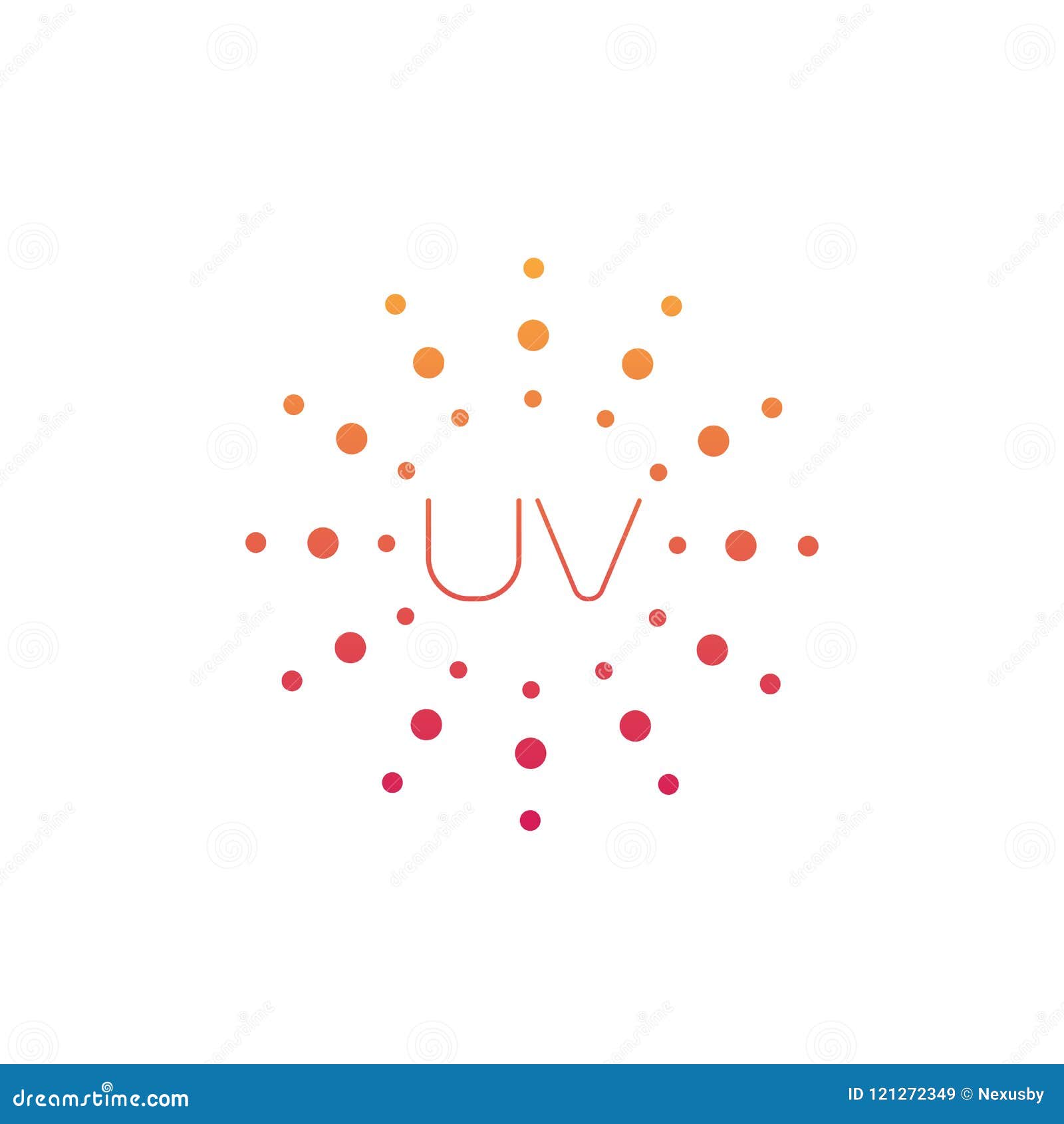 UV radiation vector icon stock vector. Illustration of isolated - 121272349