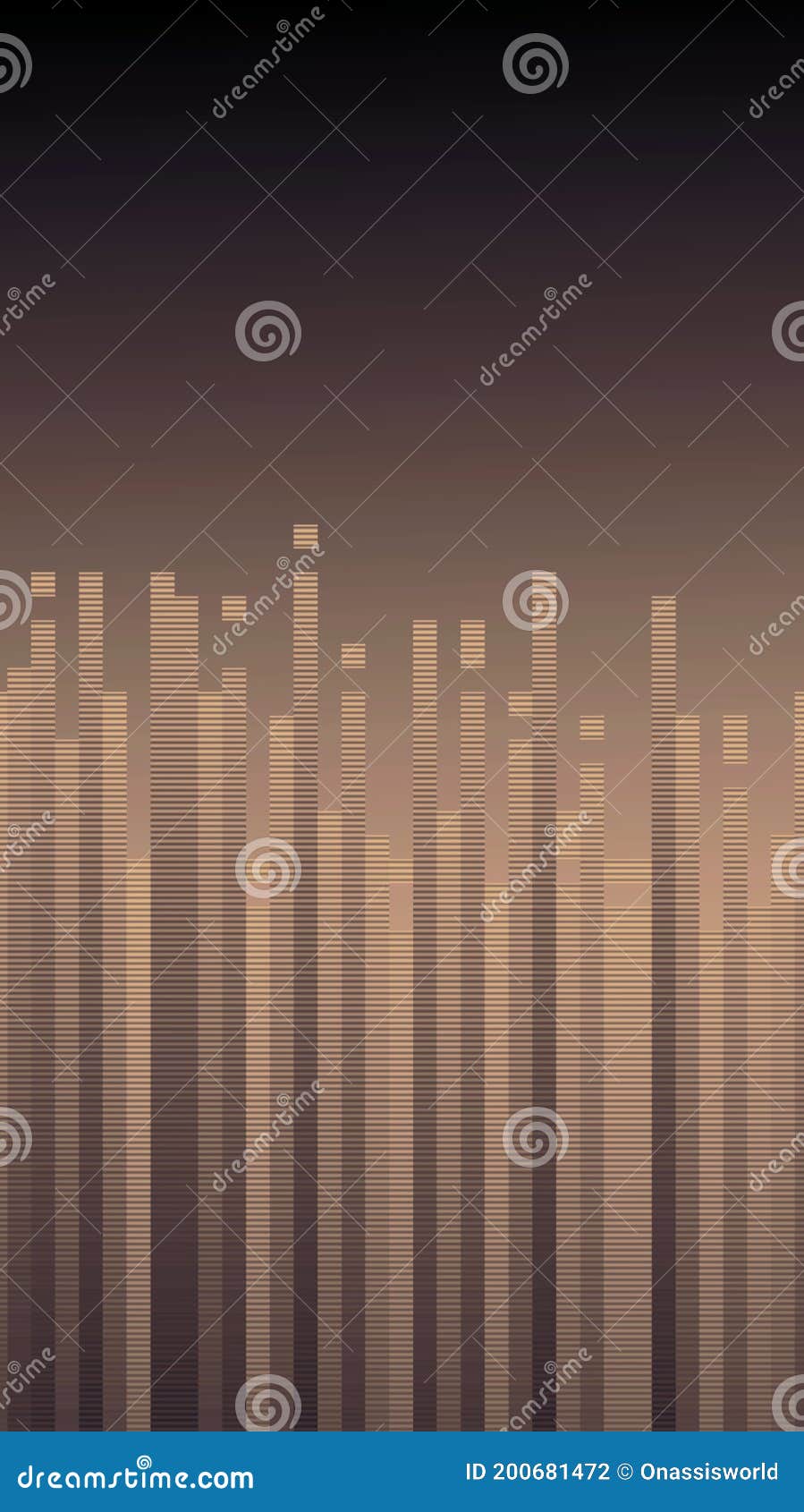 UV Sound Level Meter Abstract Background Stock Illustration ...