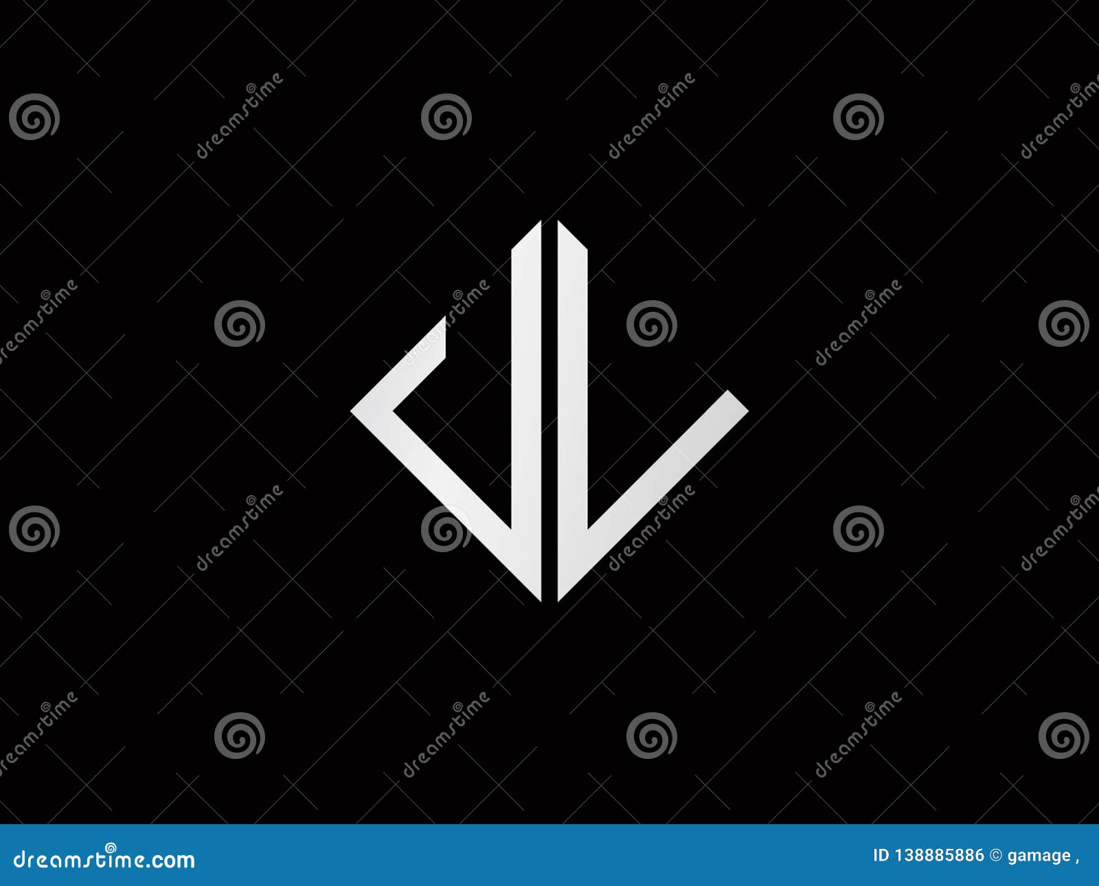 UV Square Shape Silver Color Logo Stock Vector - Illustration of gold ...