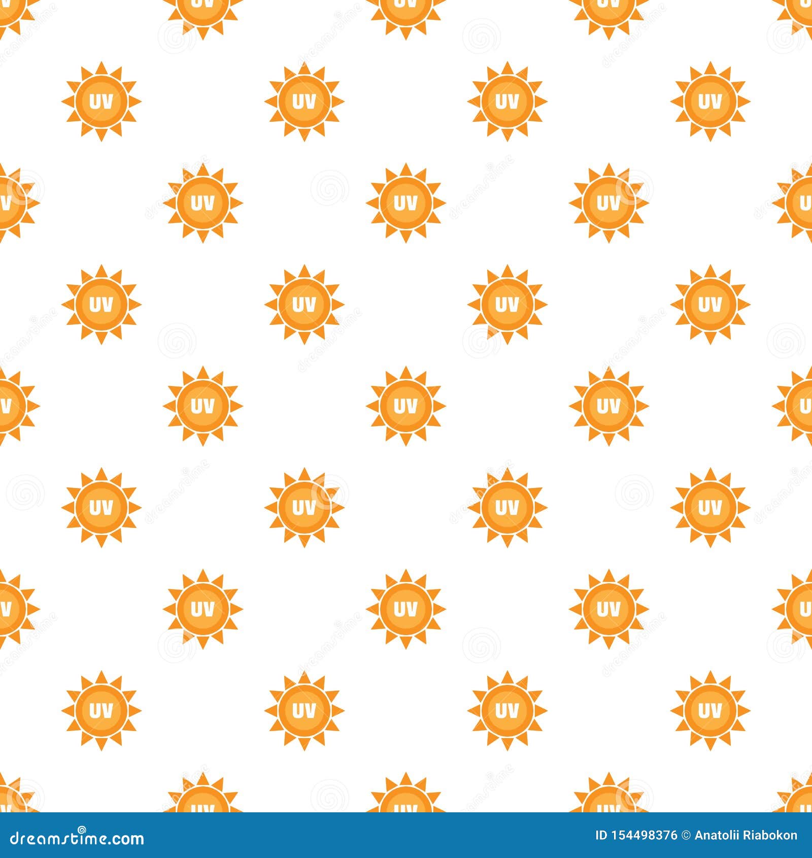 Uv Sun Pattern Seamless Vector Stock Vector - Illustration of pictogram ...