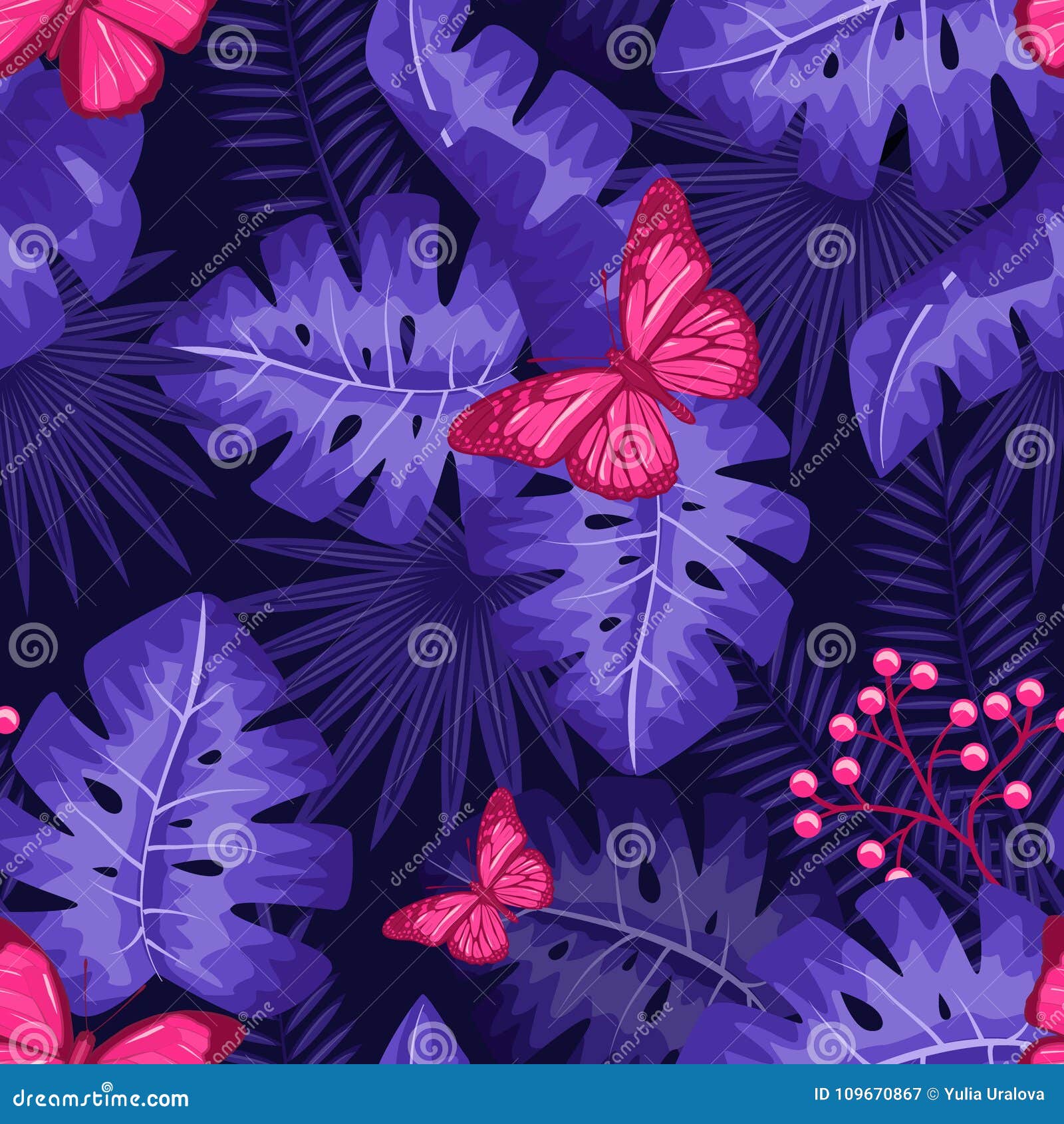 UV Ultra Violet Luminous Neon Light Effect Pattern. Stock Vector ...