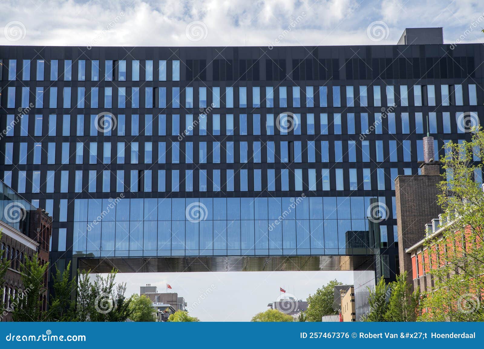 UVA Building at the Roeterseiland UVA University Complex at Amsterdam ...