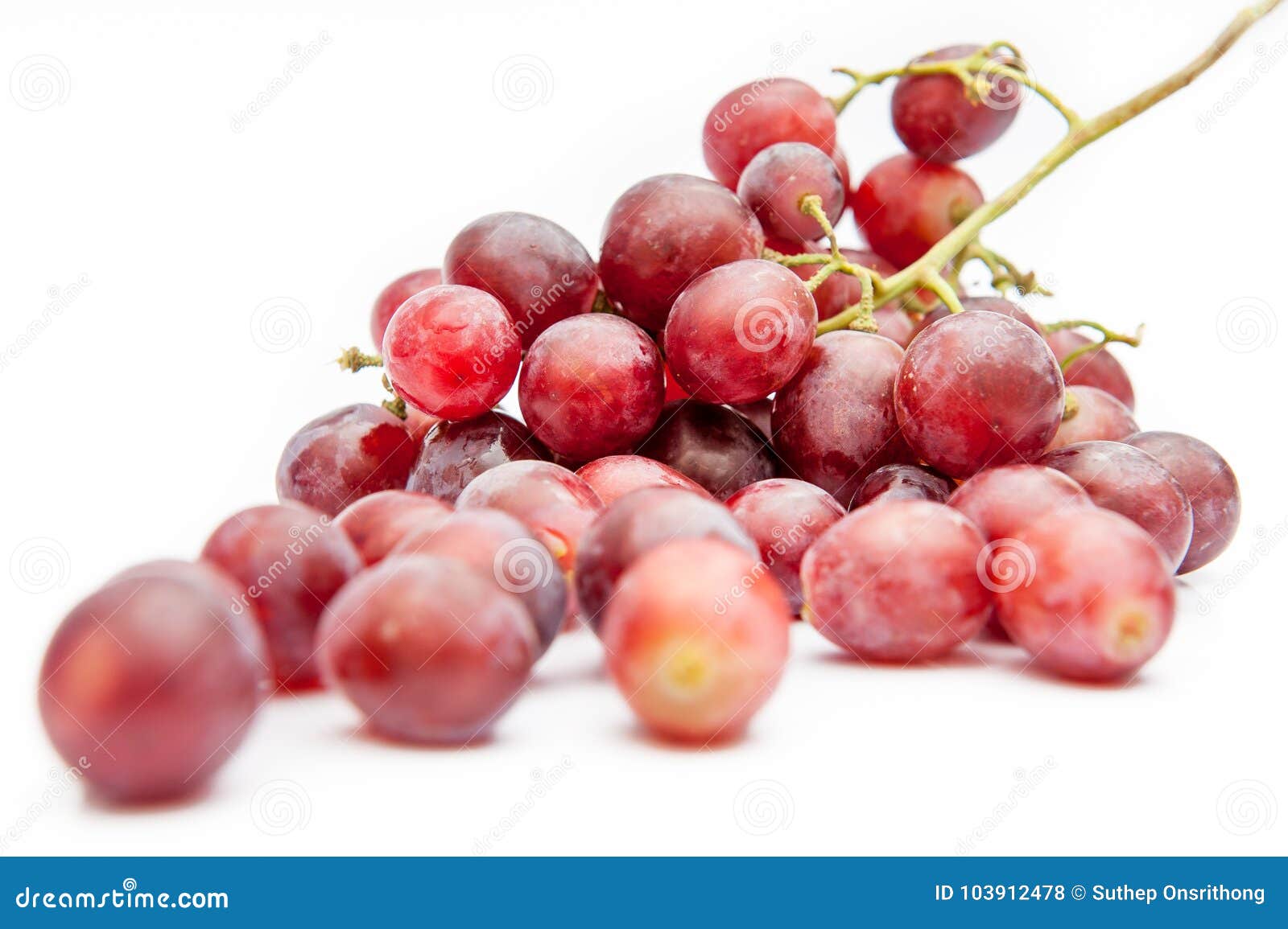 Uva rossa fotografia stock. Immagine di foglio, dolce - 103912478