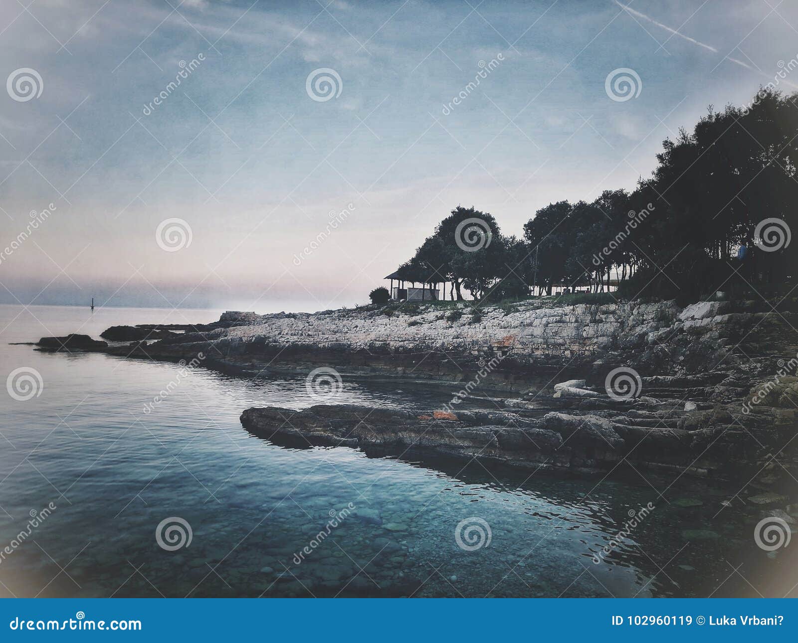 Uvala De Duga De La Costa, Croacia Imagen de archivo - Imagen de cubo ...