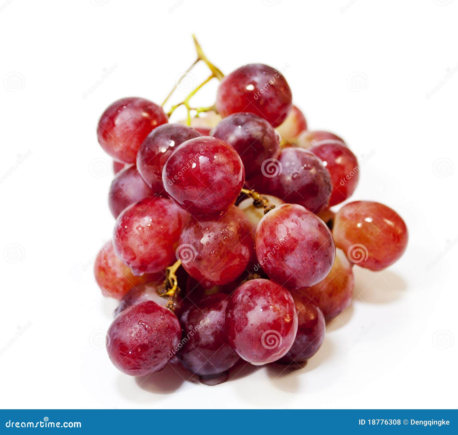 Uvas rojas foto de archivo. Imagen de ingredientes, alimento - 18776308