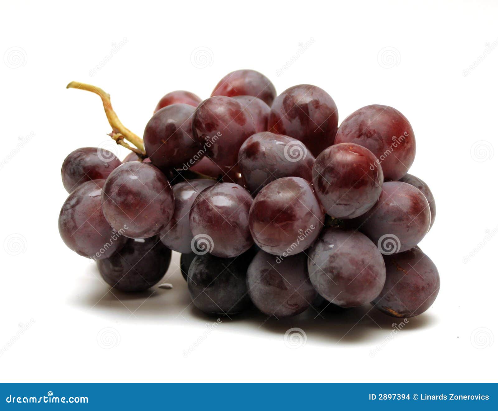 Uvas rojas foto de archivo. Imagen de racimo, dieta, jugoso - 2897394