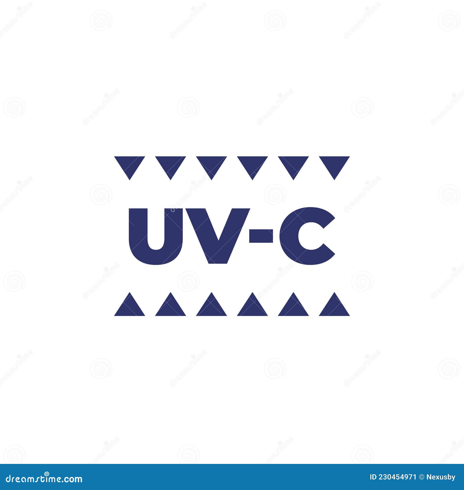 UVC Radiation Icon on White Stock Vector - Illustration of label ...