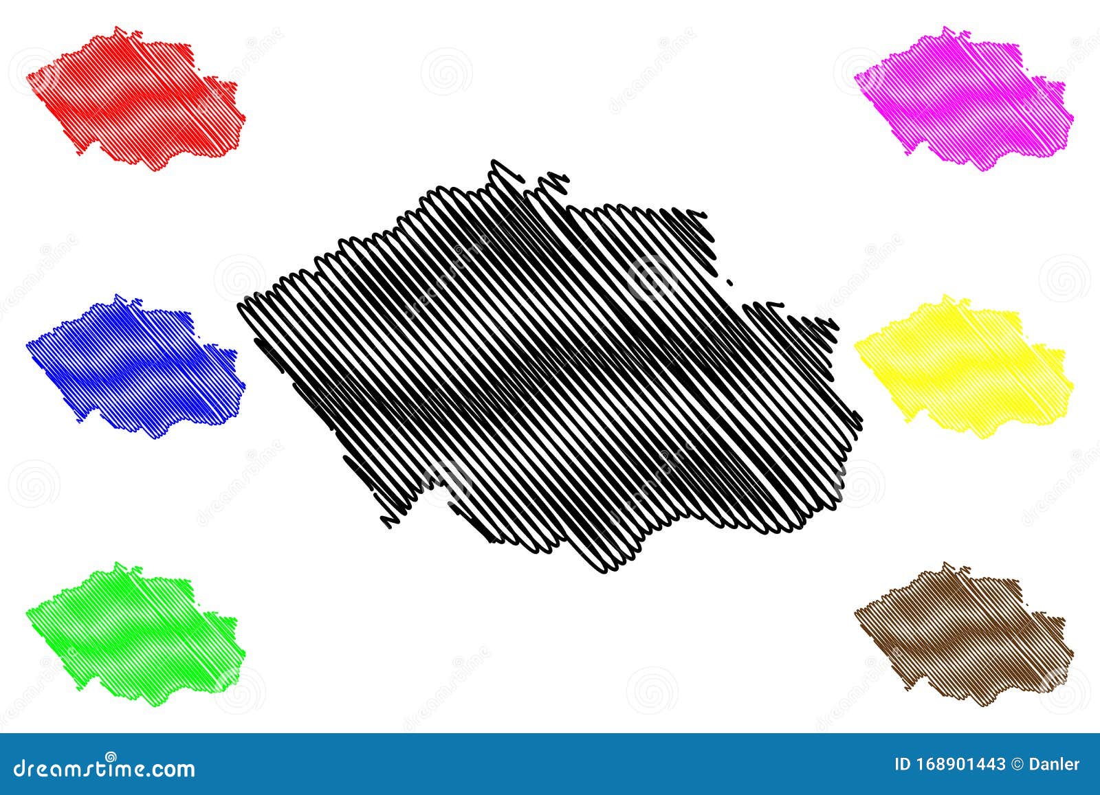 Tuv Province Aimags, Provinces Of Mongolia Map Vector Illustration ...