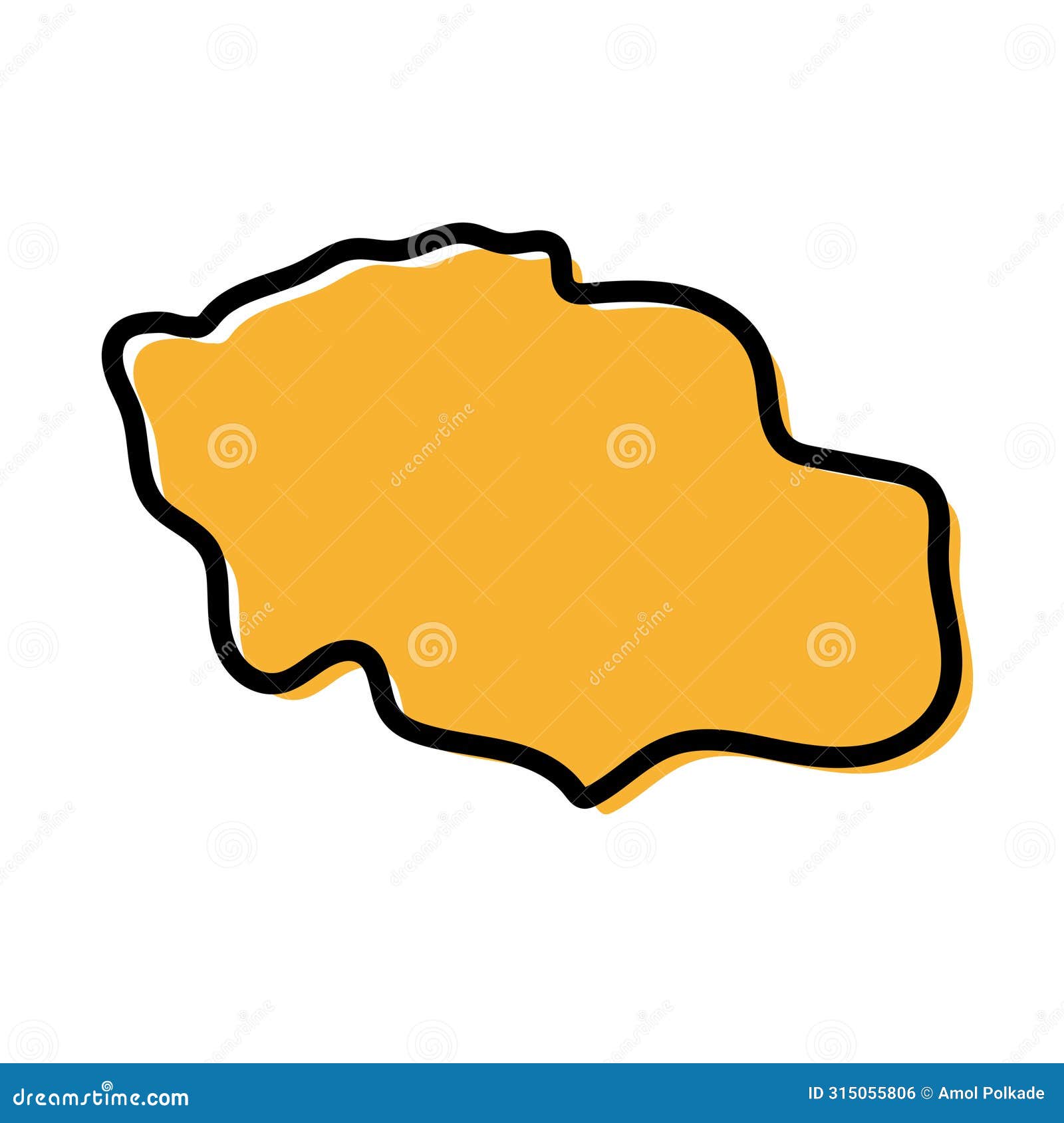 Uvs Provinces of Mongolia Map Icon Stock Vector - Illustration of ...