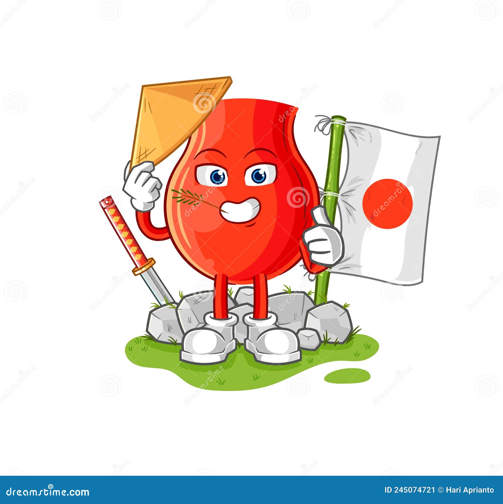Uvula Japanese Vector. Cartoon Character Stock Vector - Illustration of ...