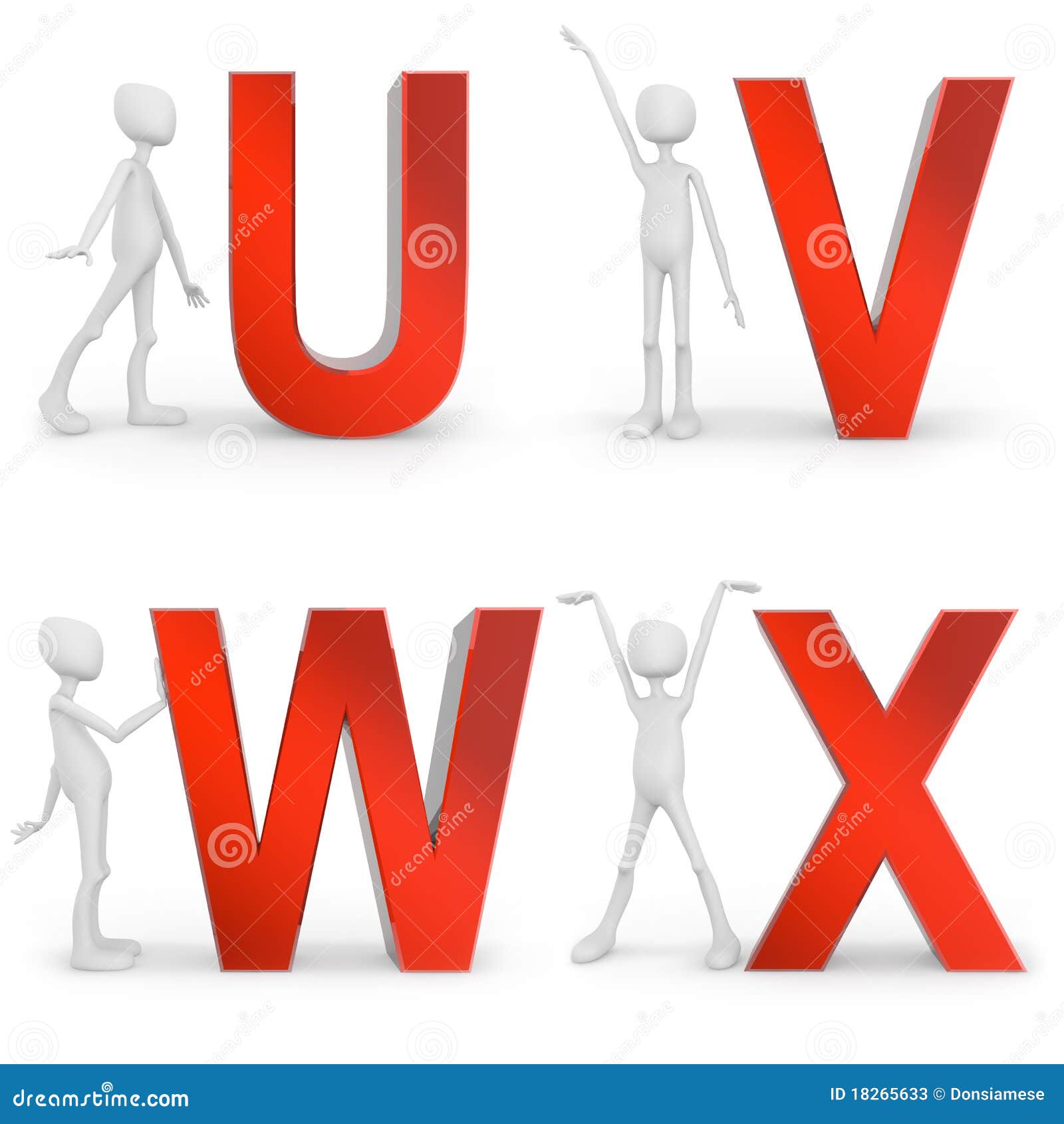 UVWX stock illustration. Illustration of sign, dummy - 18265633