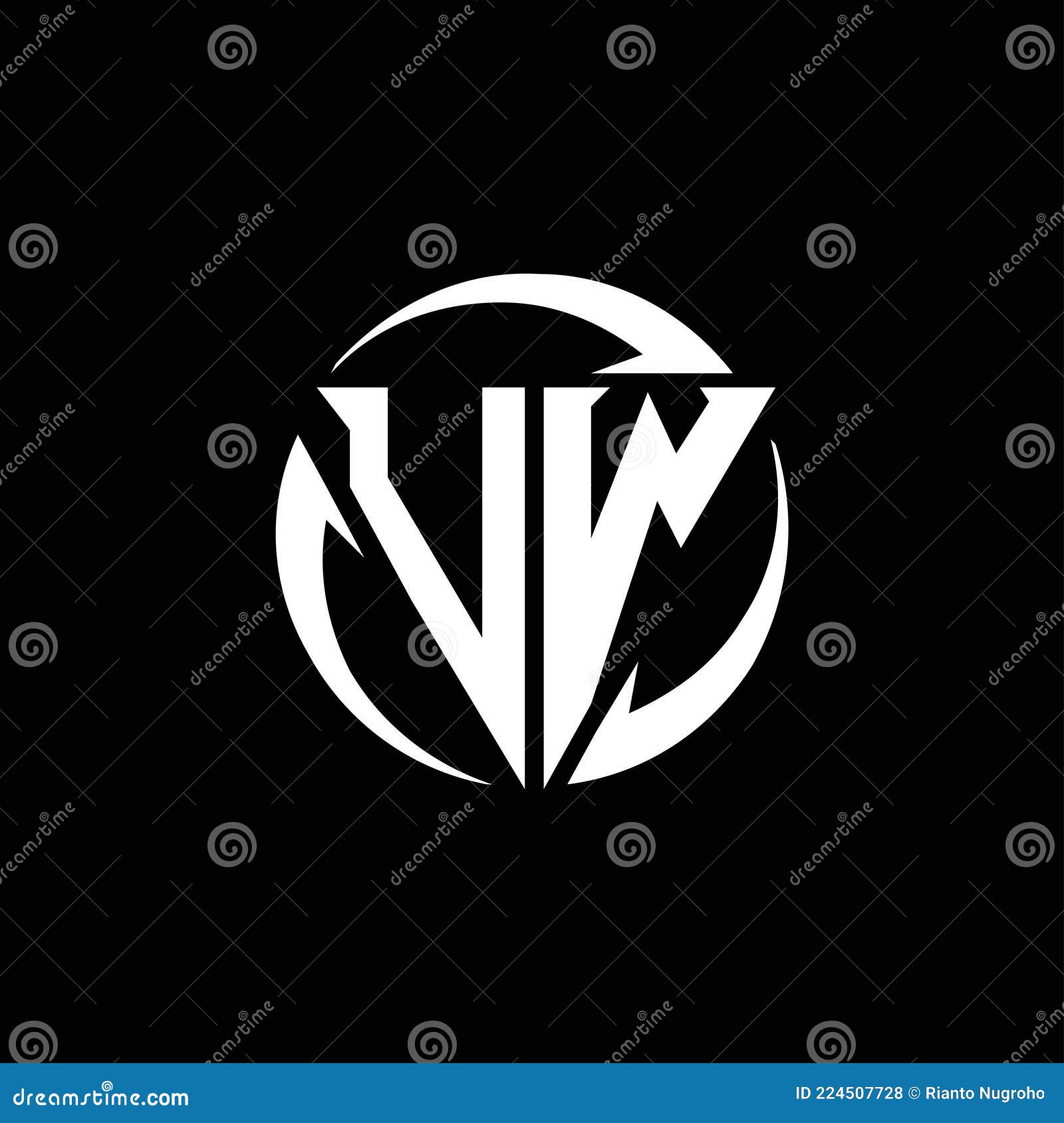 UW Logo Monogram Design Template Stock Vector - Illustration of iconic ...