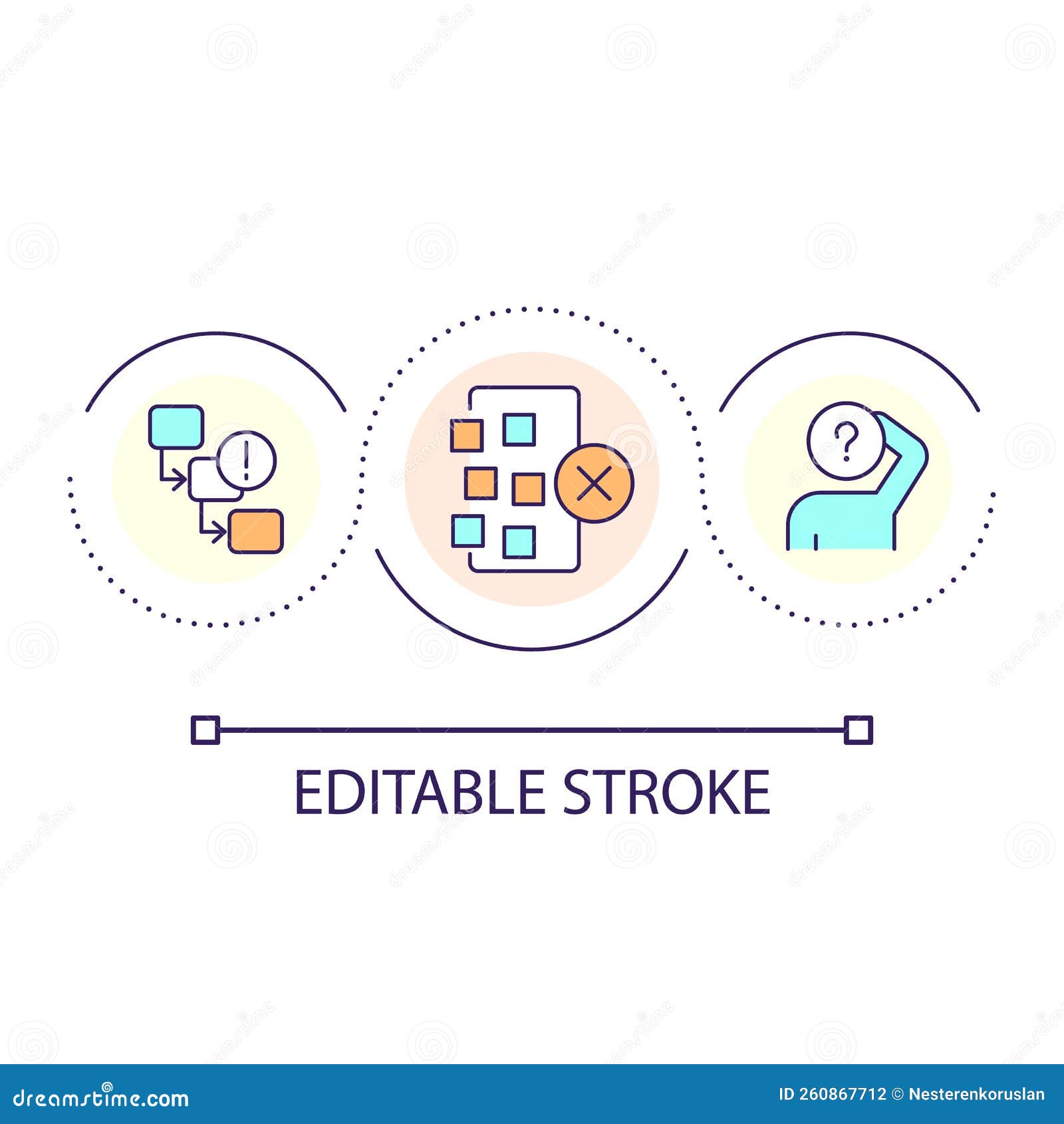 UX Consistency Importance Loop Concept Icon Stock Vector - Illustration ... UX Consistency Importance Loop Concept Icon Stock Vector - Illustration ...