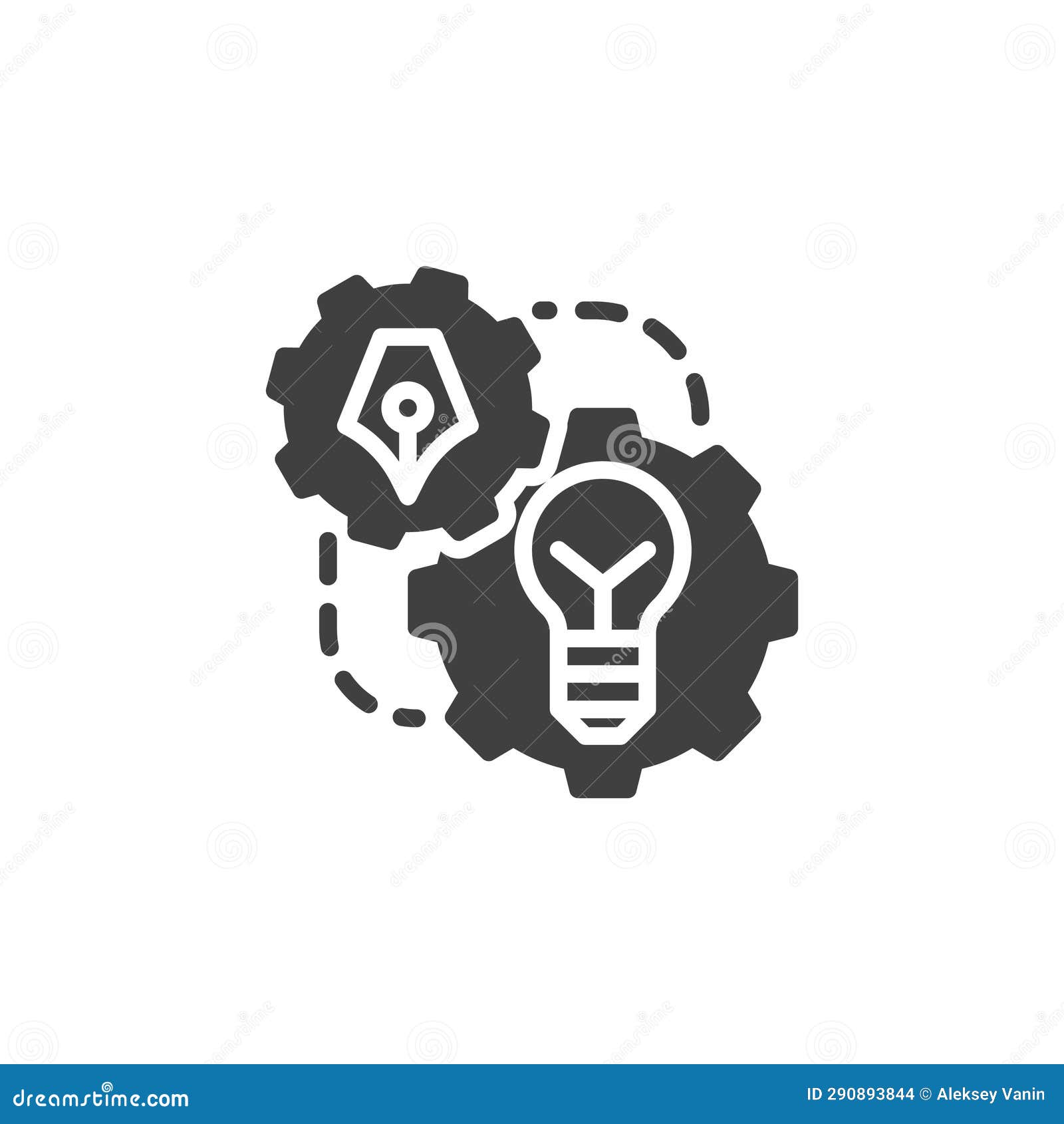 UX Design Process Vector Icon Stock Illustration - Illustration of ...