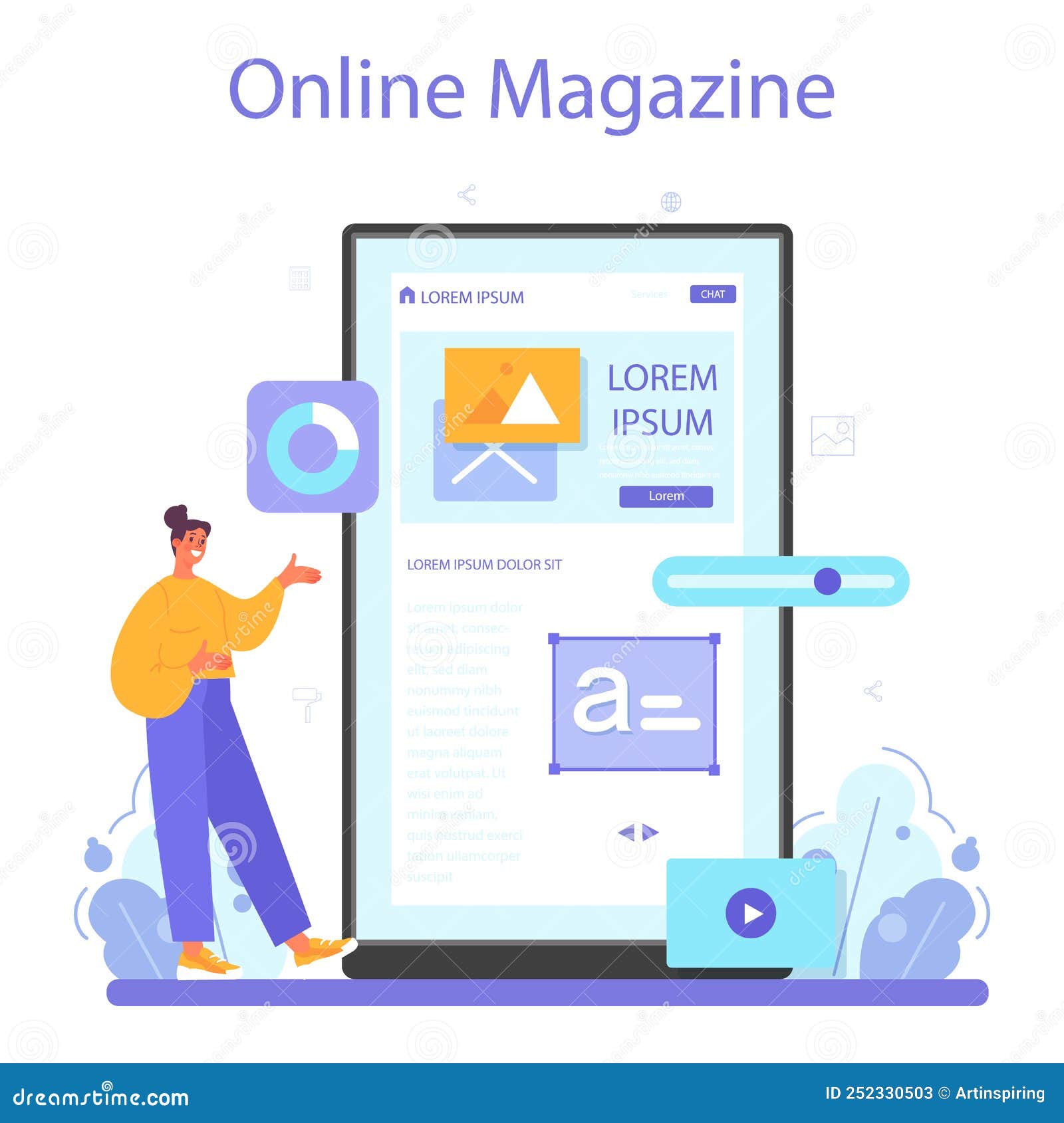 UX and UI Designer Online Service or Platform. App Interface ...