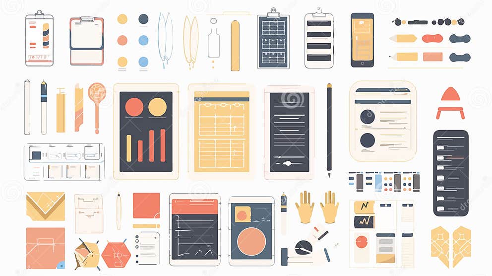 UX UI Designer Working on User Experience Web Interface Design, Focusing on Web and App ...