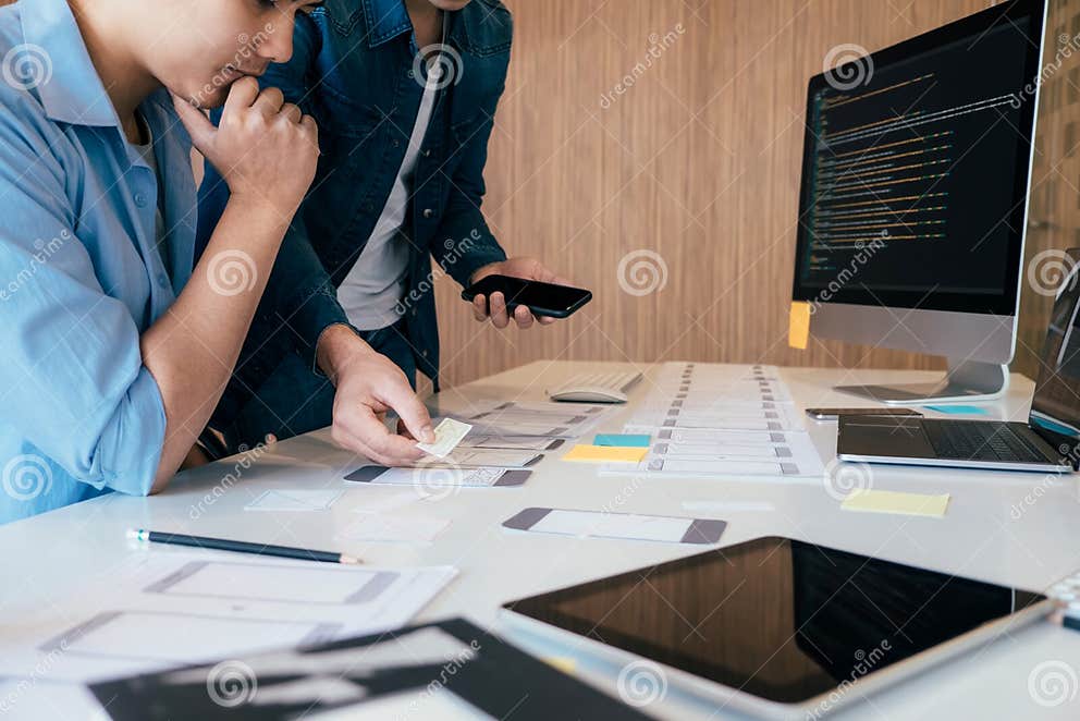 UX UI and Programming Development Technology. Stock Photo - Image of javascript, program: 126542896